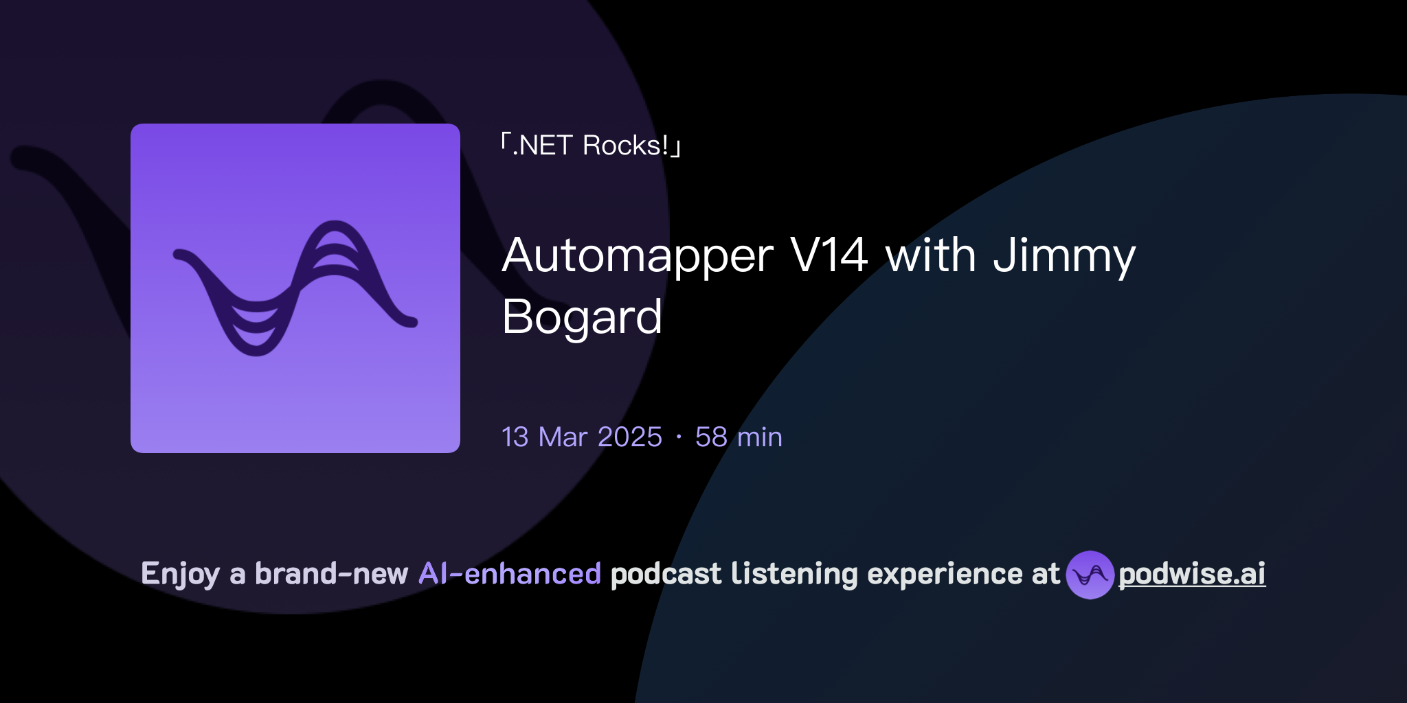 Automapper V14 with Jimmy Bogard | .NET Rocks! | Podwise