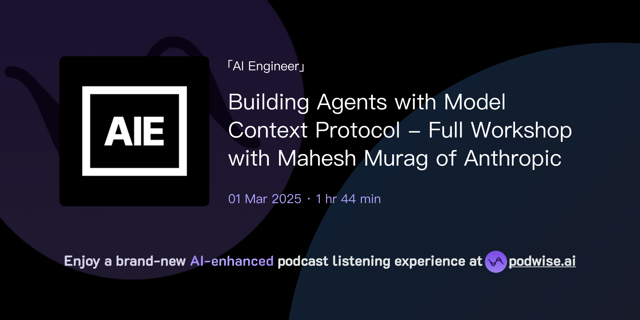 Building Agents with Model Context Protocol - Full Workshop with Mahesh Murag of Anthropic | AI ...