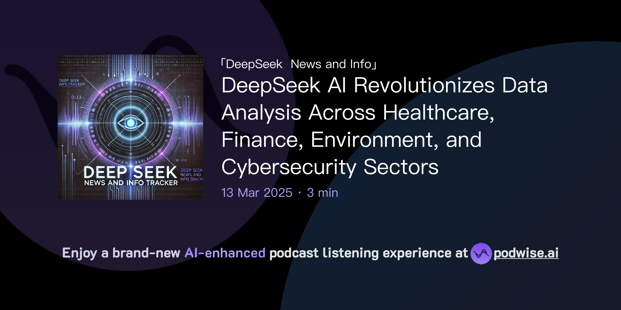 DeepSeek AI Revolutionizes Data Analysis Across Healthcare, Finance, Environment, and ...
