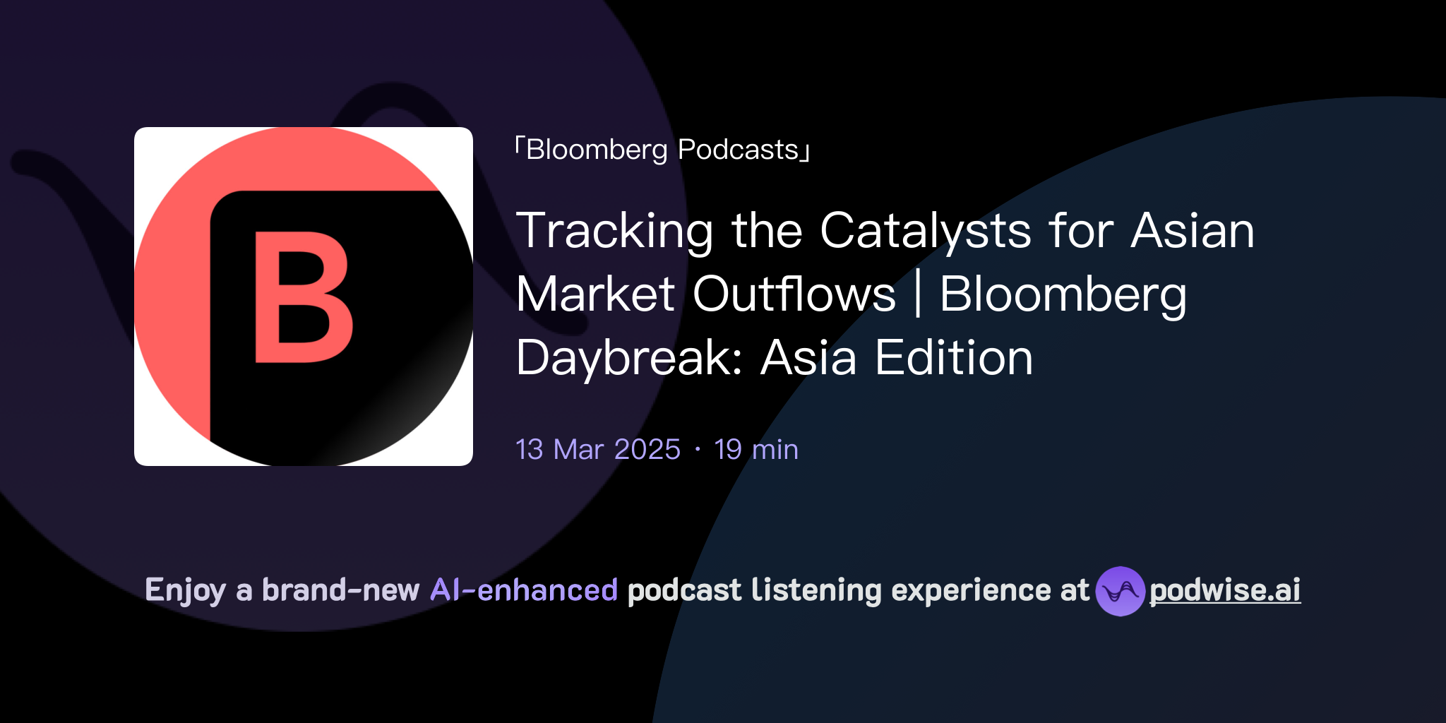 Tracking the Catalysts for Asian Market Outflows | Bloomberg Daybreak ...