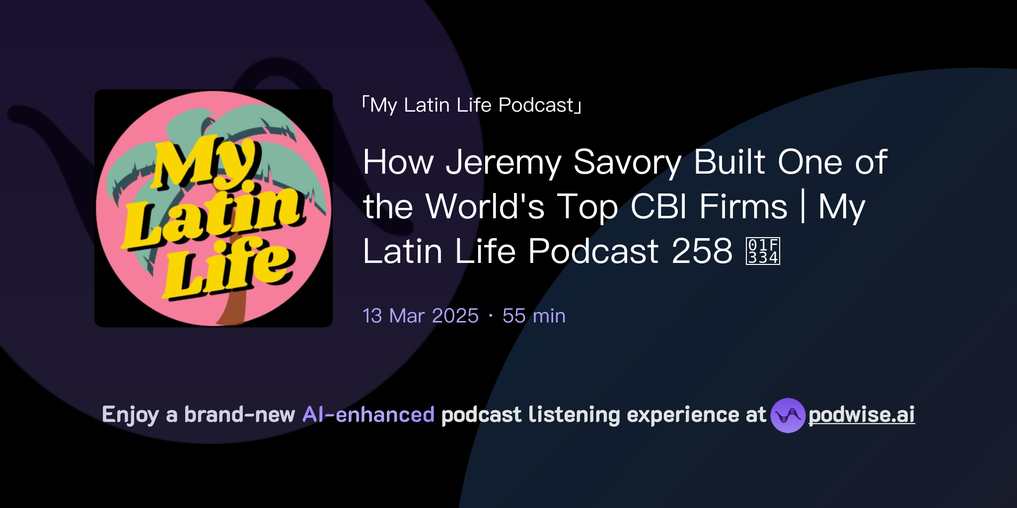How Jeremy Savory Built One of the World's Top CBI Firms | My Latin ...