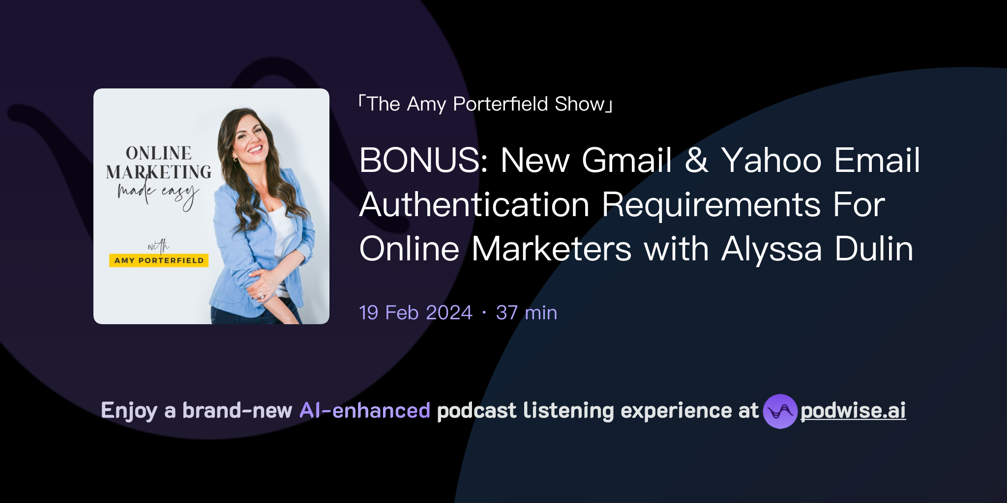 BONUS: New Gmail & Yahoo Email Authentication Requirements For Online Marketers with Alyssa ...