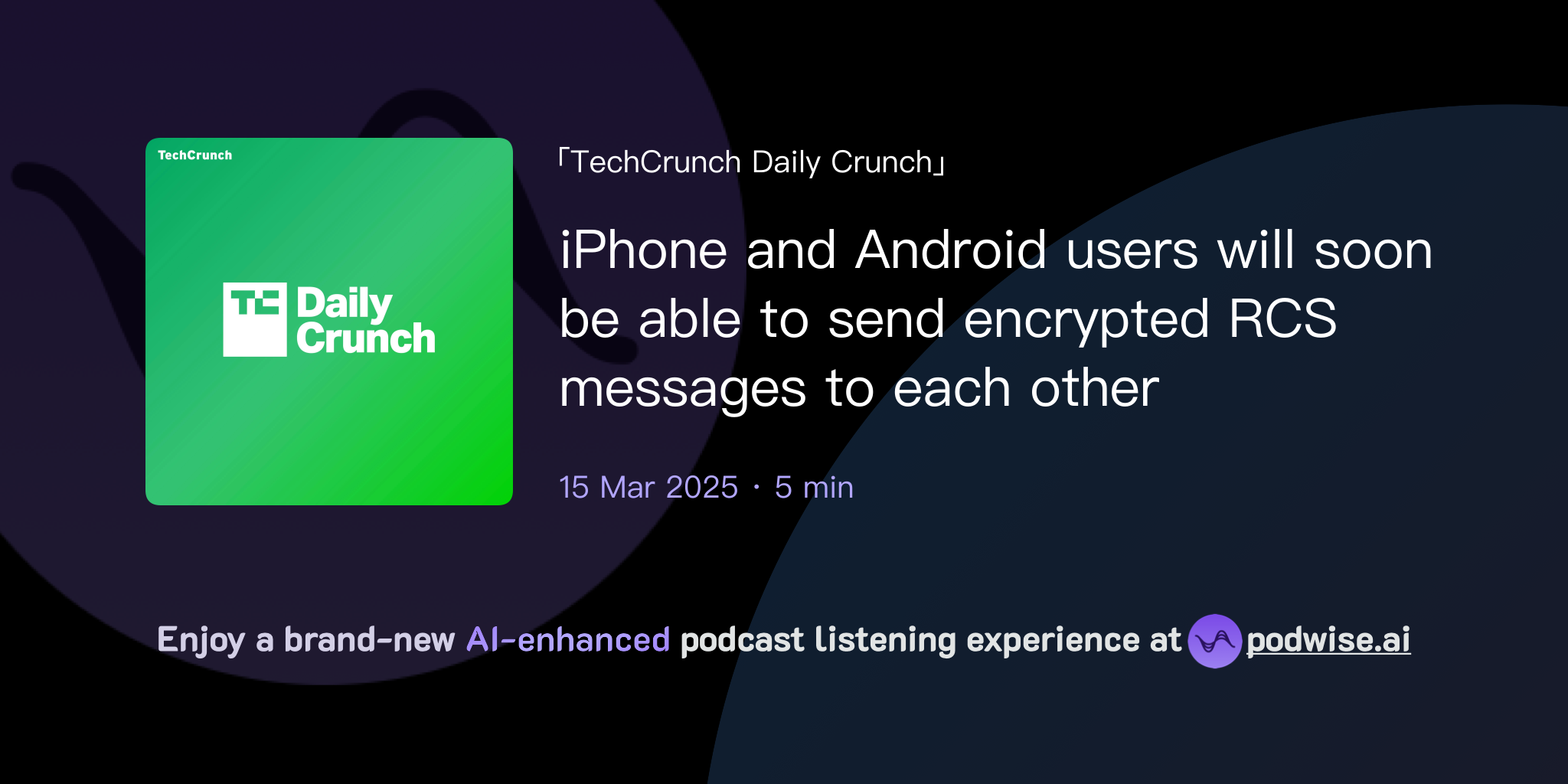 iPhone and Android users will soon be able to send encrypted RCS messages to each other ...
