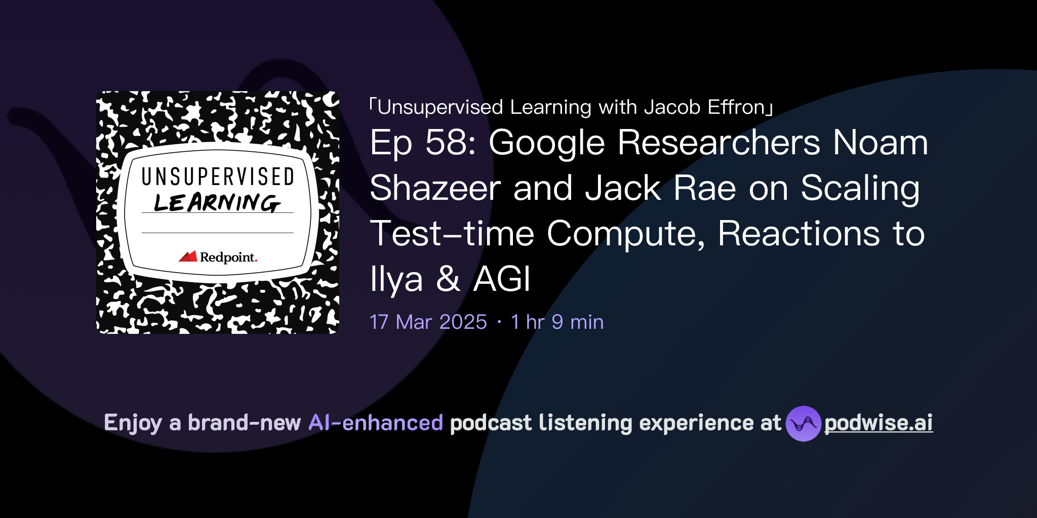 Ep 58: Google Researchers Noam Shazeer and Jack Rae on Scaling Test ...