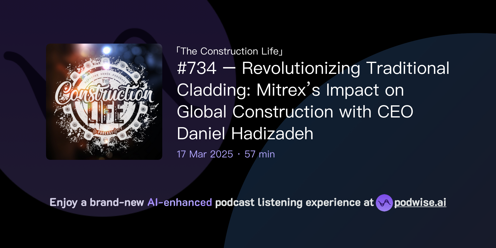 #734 – Revolutionizing Traditional Cladding: Mitrex’s Impact on Global Construction with CEO ...