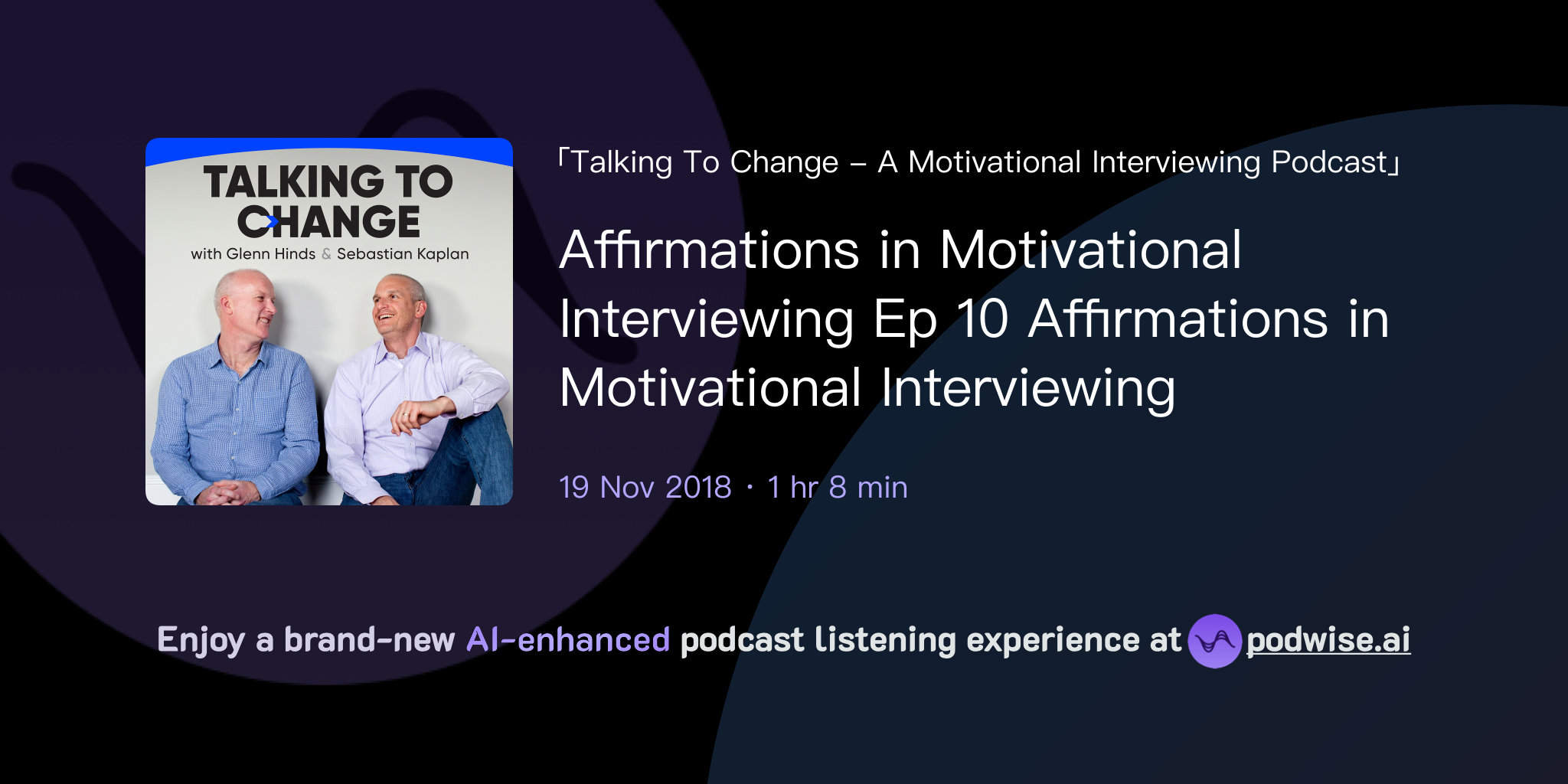 Affirmations in Motivational Interviewing Ep 10 Affirmations in ...