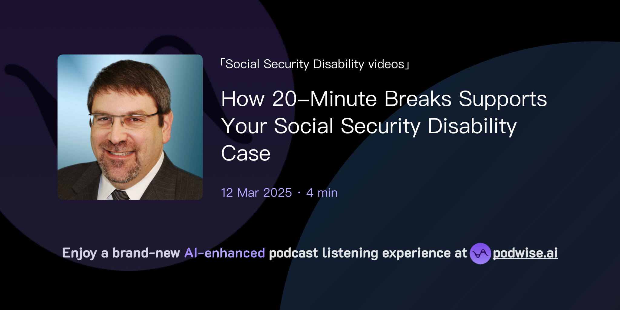 How 20-Minute Breaks Supports Your Social Security Disability Case | Social Security Disability ...