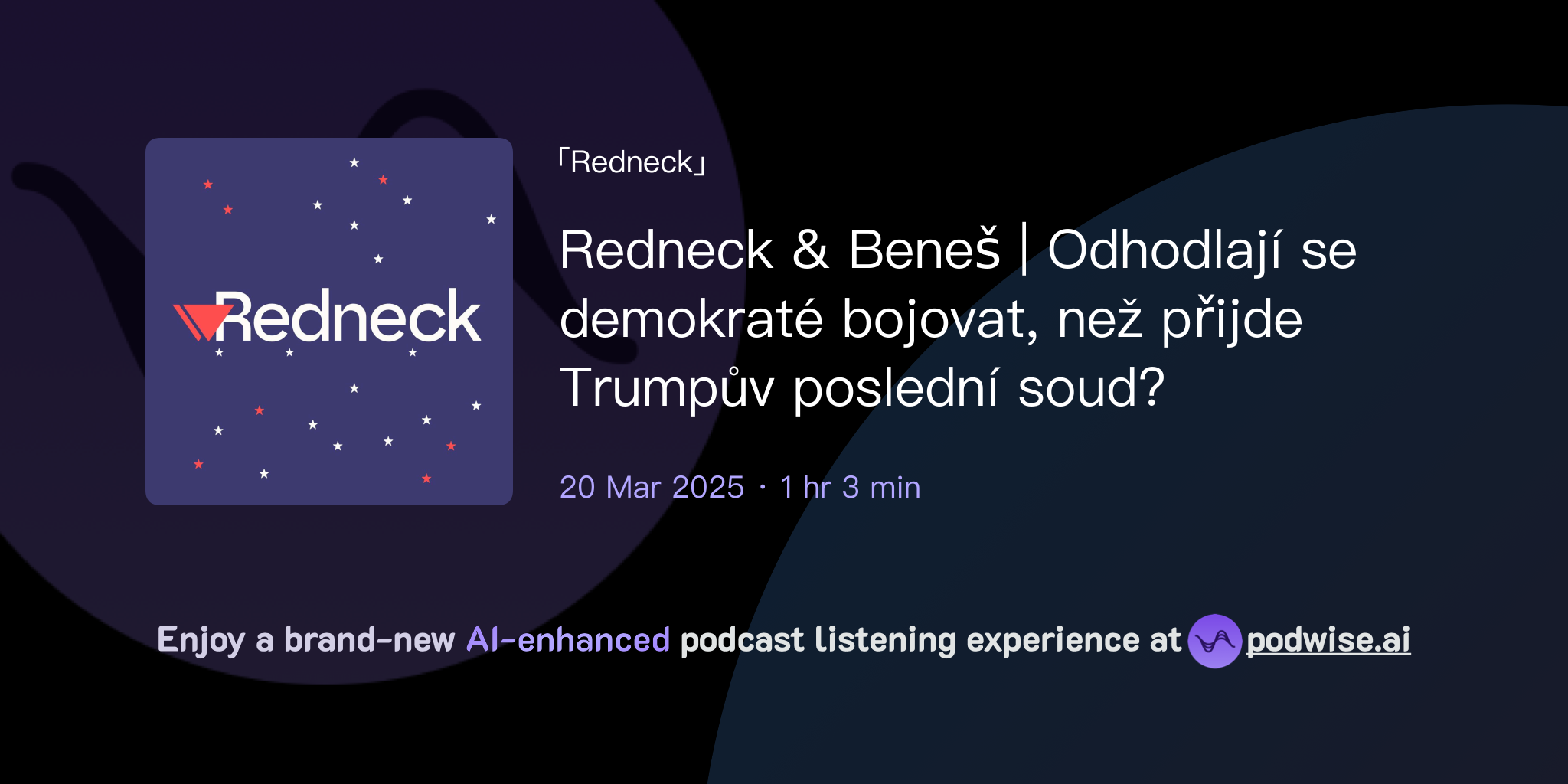 Redneck & Beneš | Odhodlají se demokraté bojovat, než přijde Trumpův ...