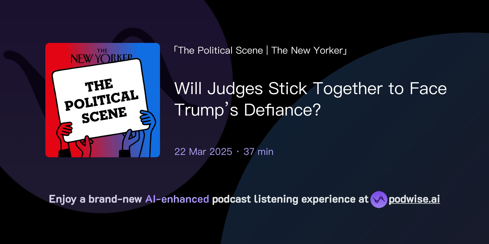 Will Judges Stick Together to Face Trump’s Defiance? | The Political Scene | The New Yorker ...