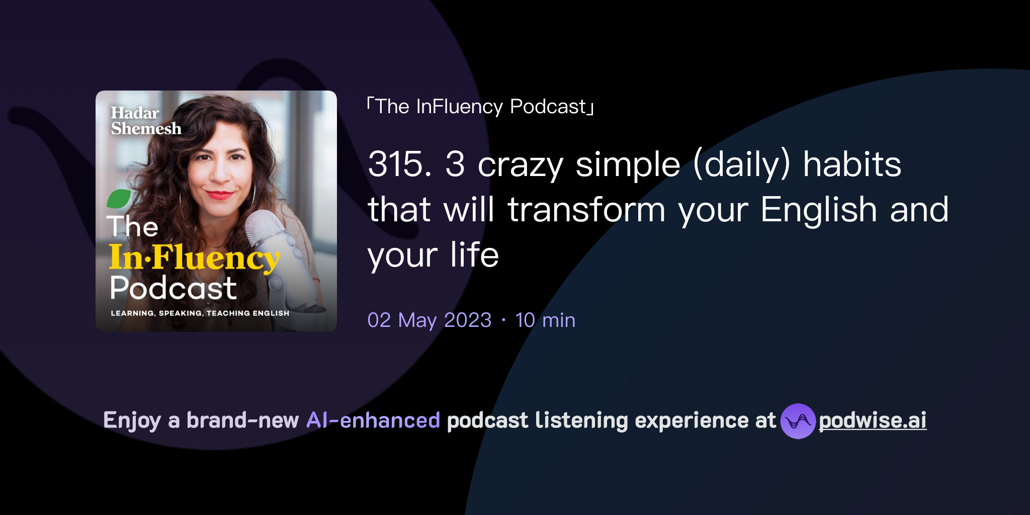 315. 3 crazy simple (daily) habits that will transform your English and ...