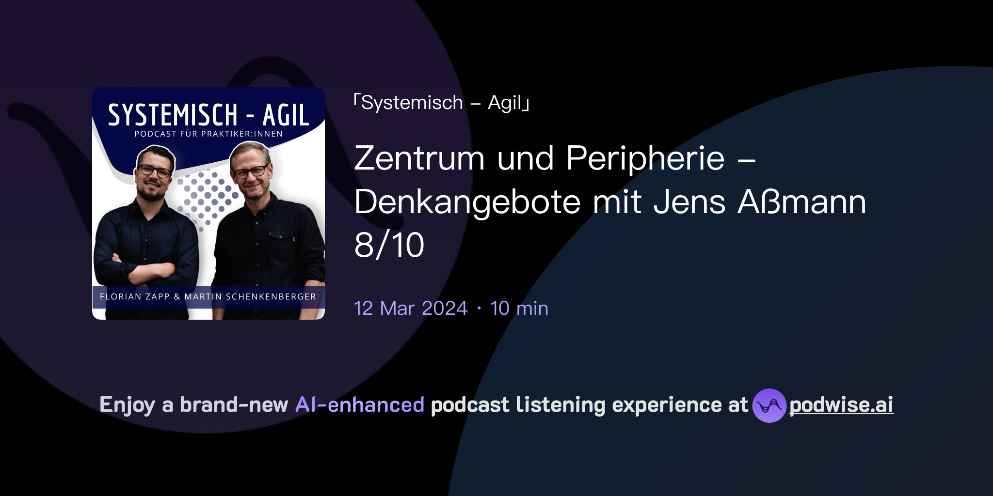 Zentrum und Peripherie - Denkangebote mit Jens Aßmann 8/10 | Systemisch ...