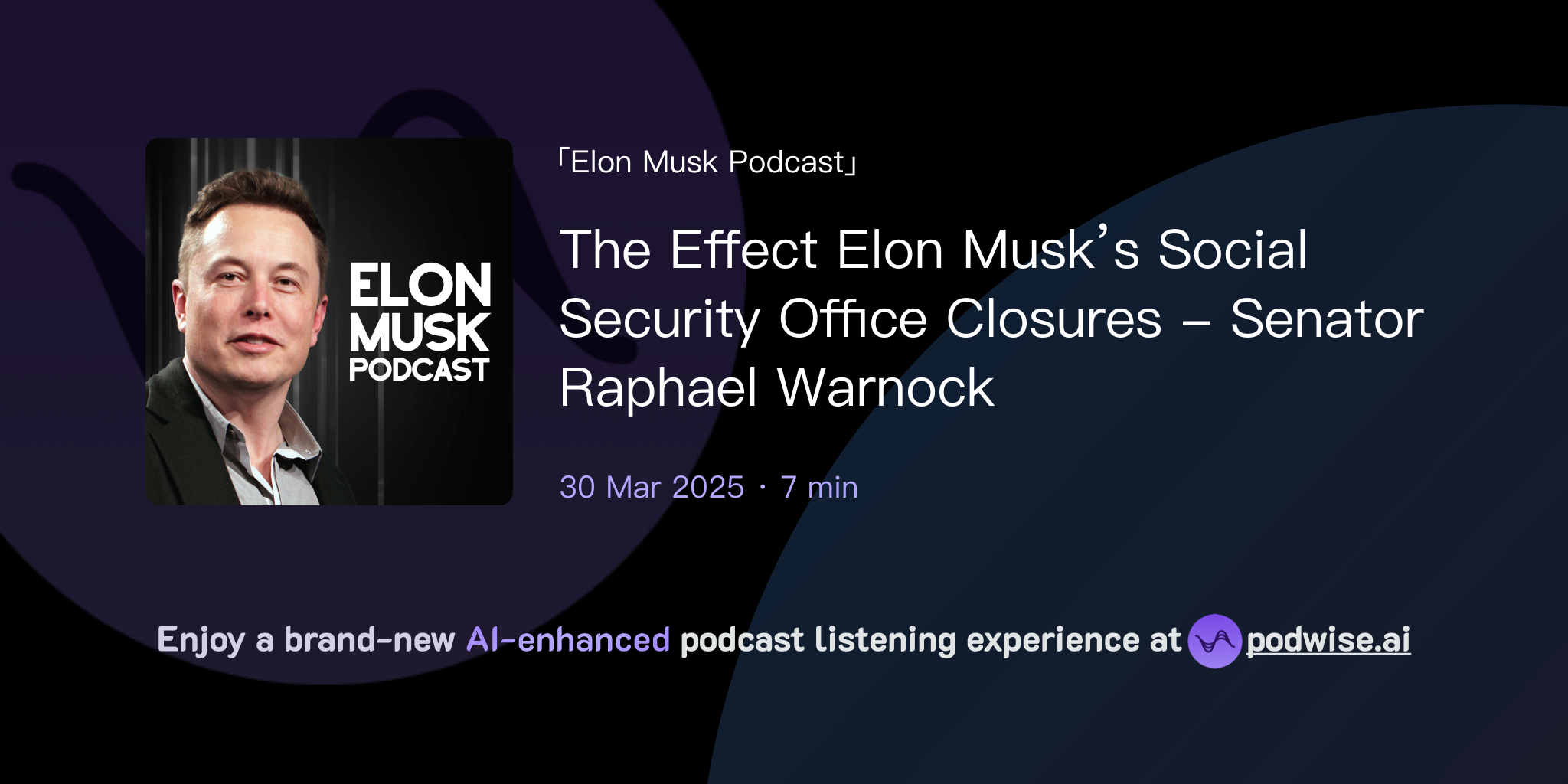 The Effect Elon Musk’s Social Security Office Closures - Senator ...