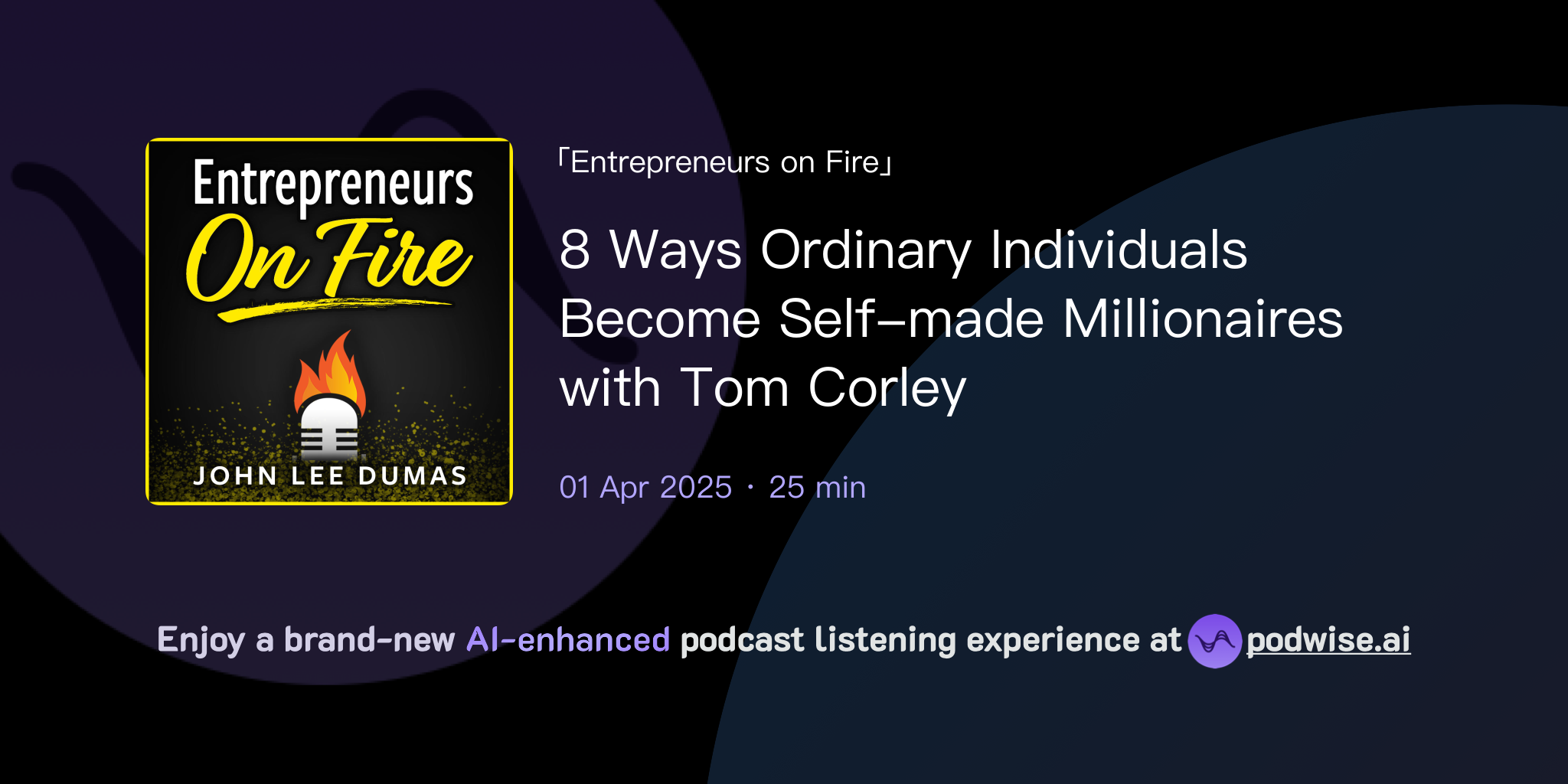 8 Ways Ordinary Individuals Become Self-made Millionaires with Tom ...