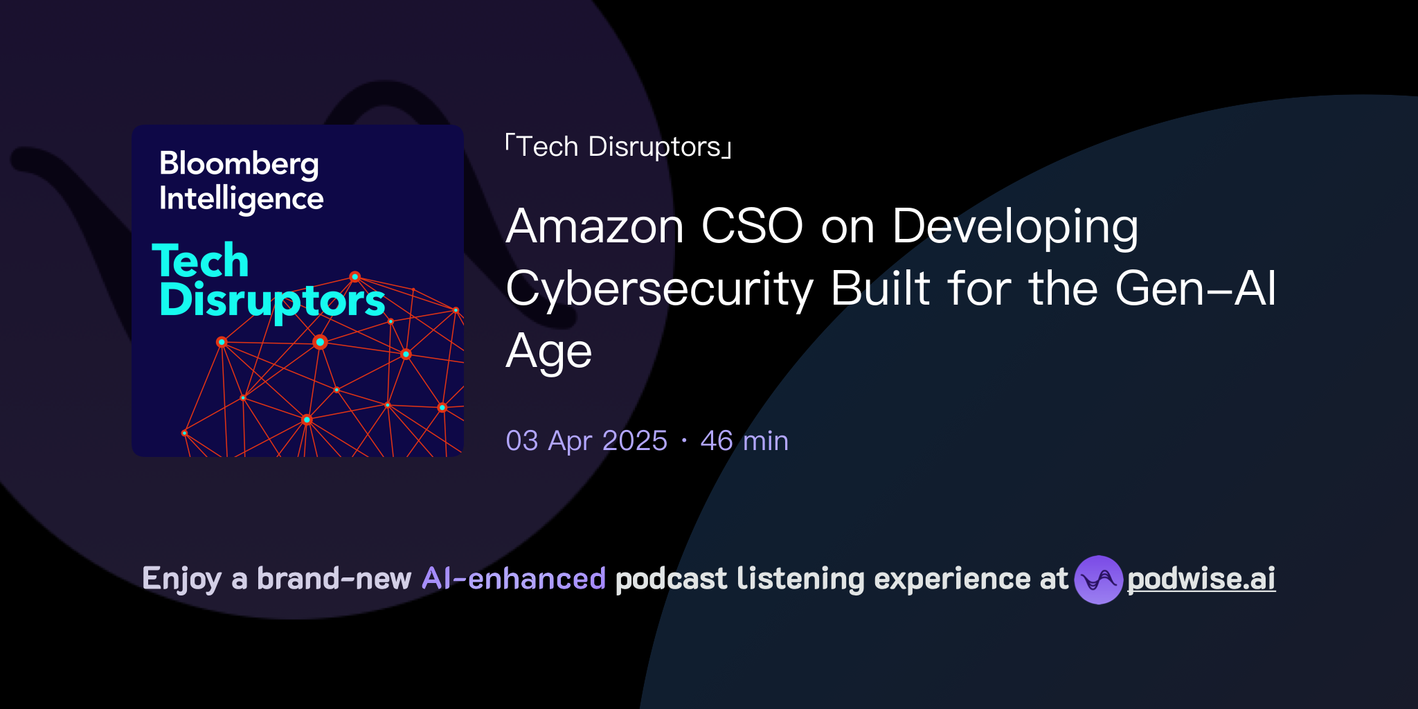 Amazon CSO on Developing Cybersecurity Built for the Gen-AI Age | Tech ...