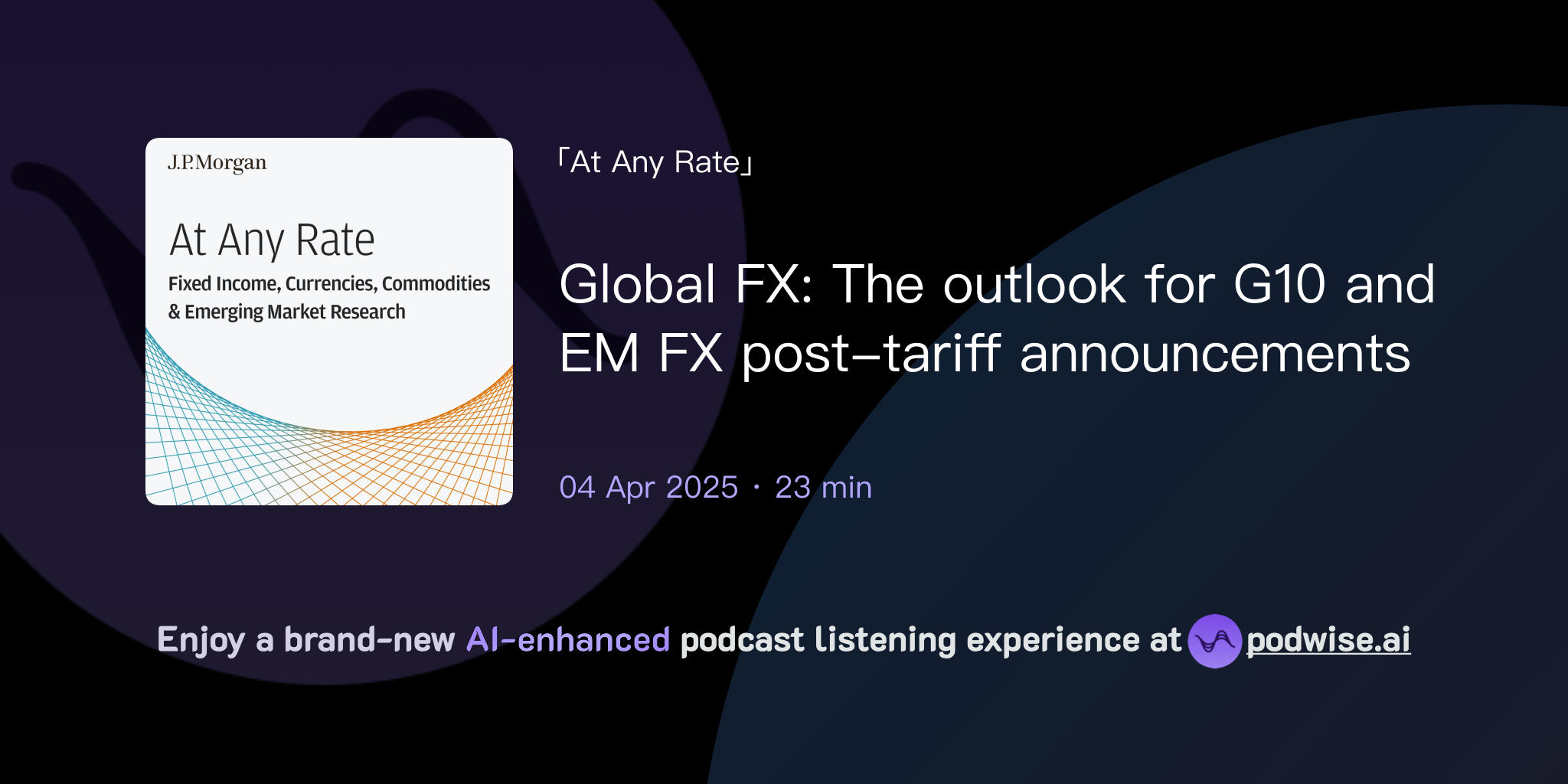 Global FX: The outlook for G10 and EM FX post-tariff announcements | At ...