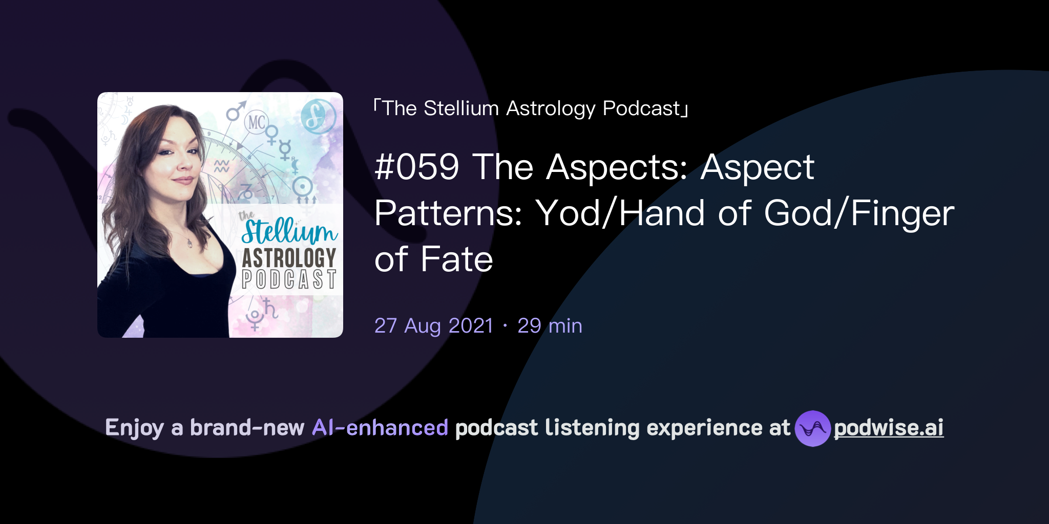 #059 The Aspects: Aspect Patterns: Yod/Hand of God/Finger of Fate | The ...