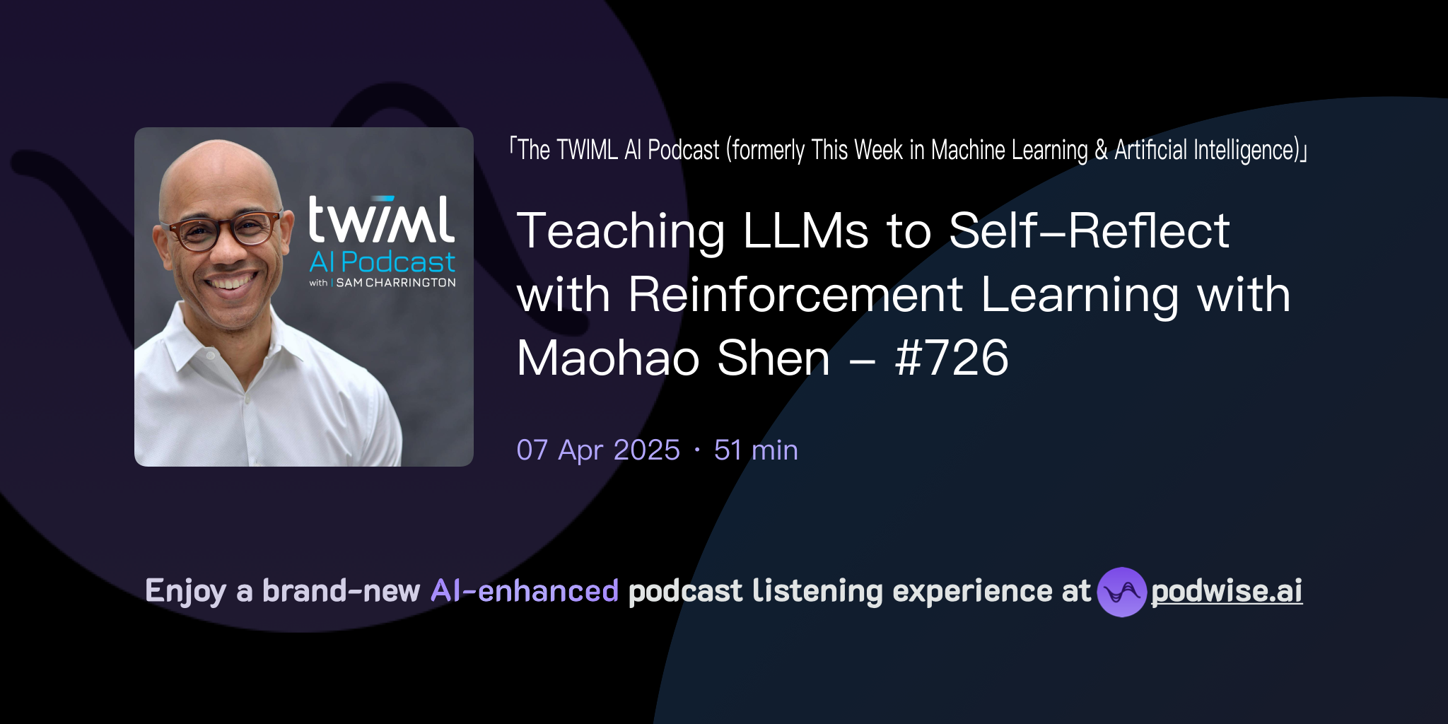 Teaching LLMs to Self-Reflect with Reinforcement Learning with Maohao ...