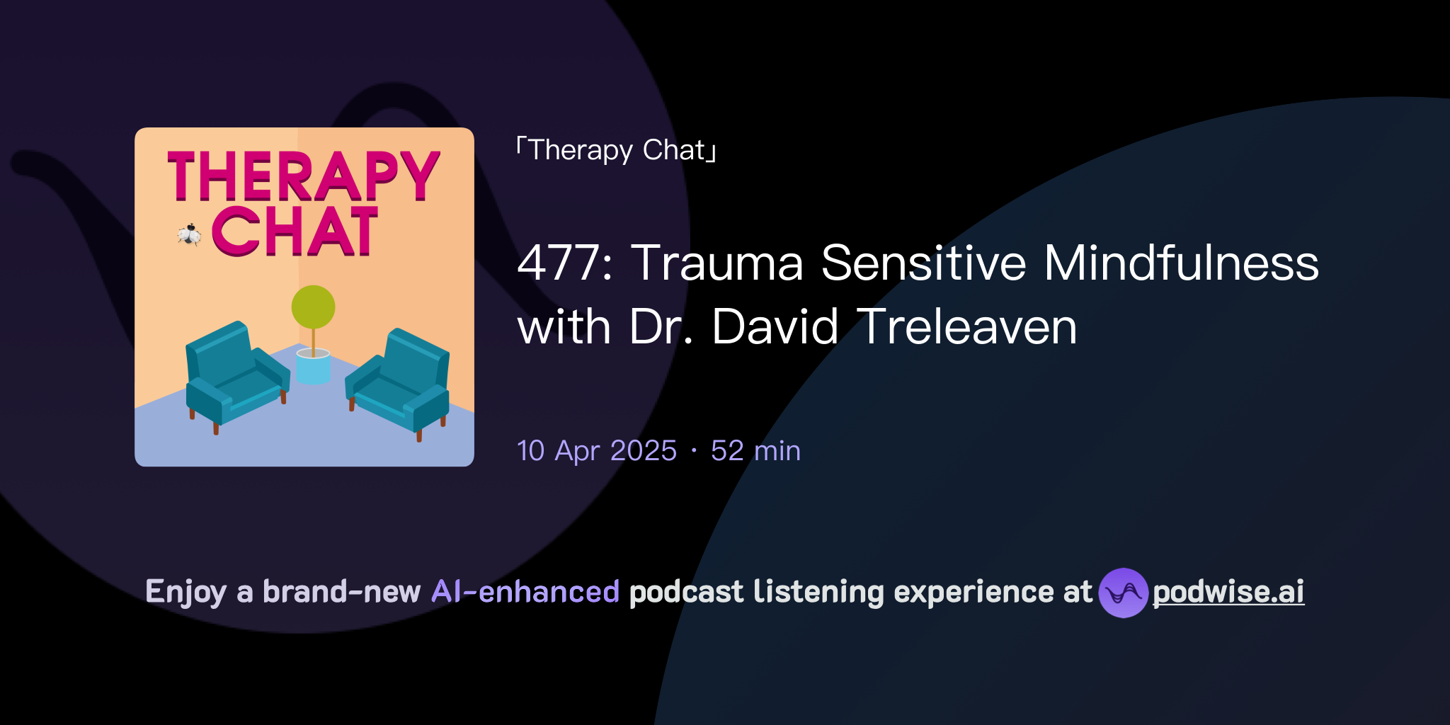 477: Trauma Sensitive Mindfulness with Dr. David Treleaven | Therapy ...