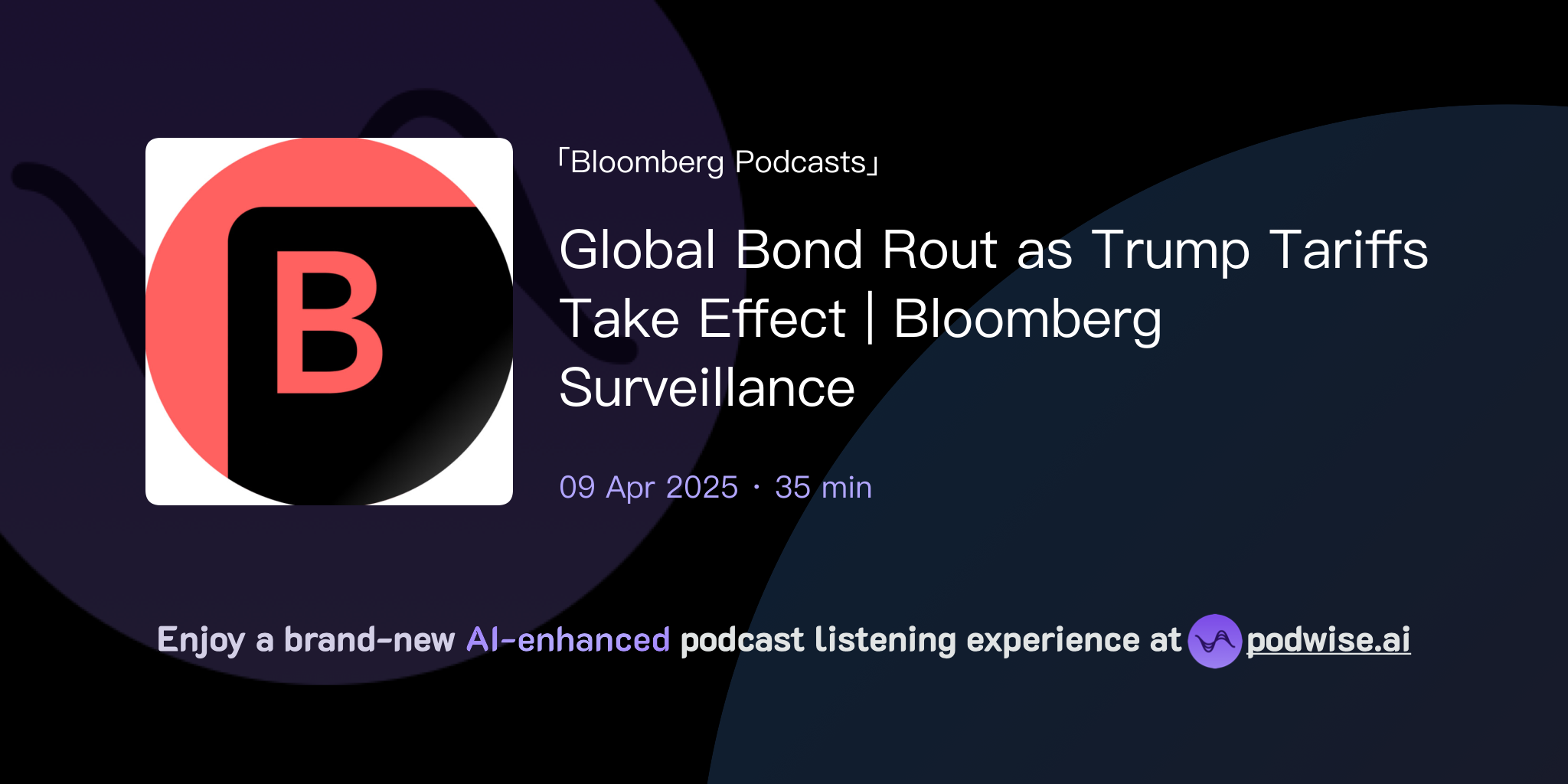 Global Bond Rout as Trump Tariffs Take Effect | Bloomberg Surveillance ...