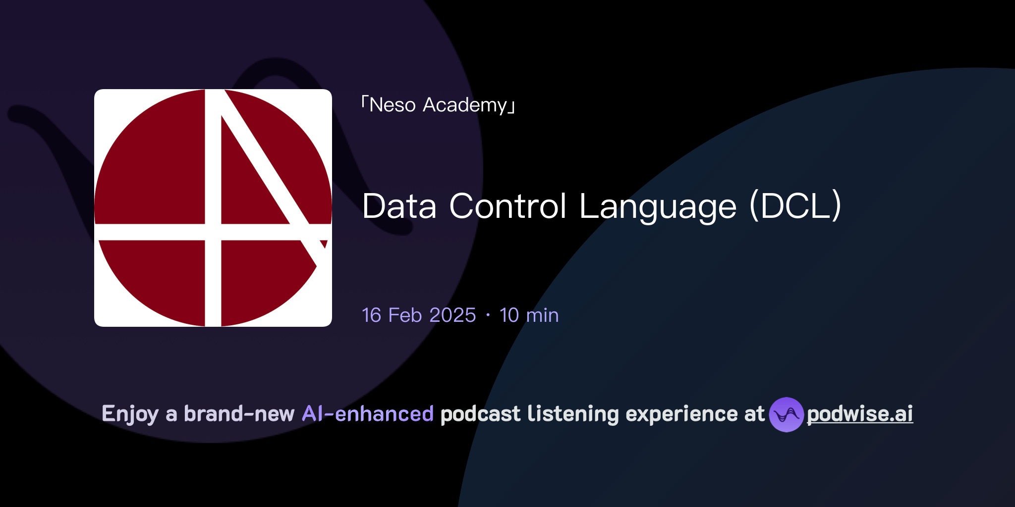 Data Control Language (DCL) | Neso Academy | Podwise