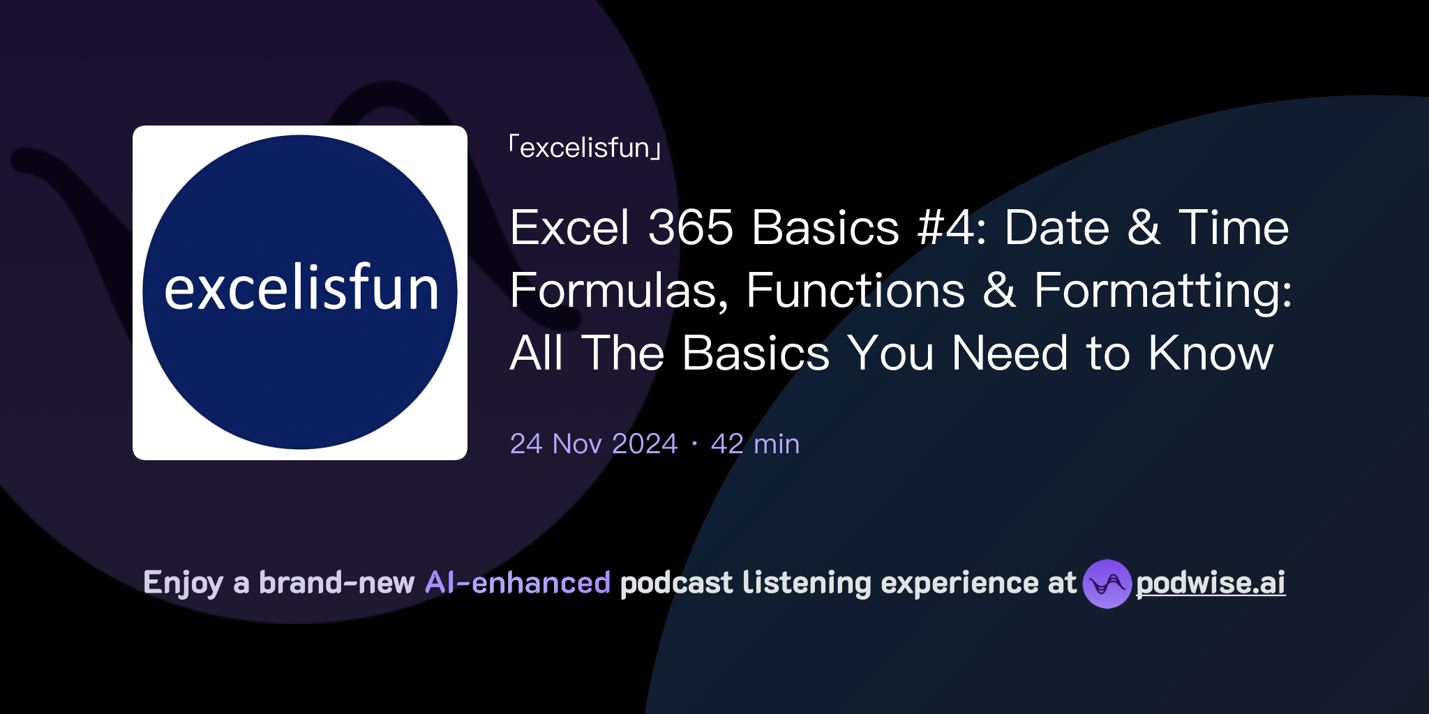 Excel 365 Basics #4: Date & Time Formulas, Functions & Formatting: All The Basics You Need to ...