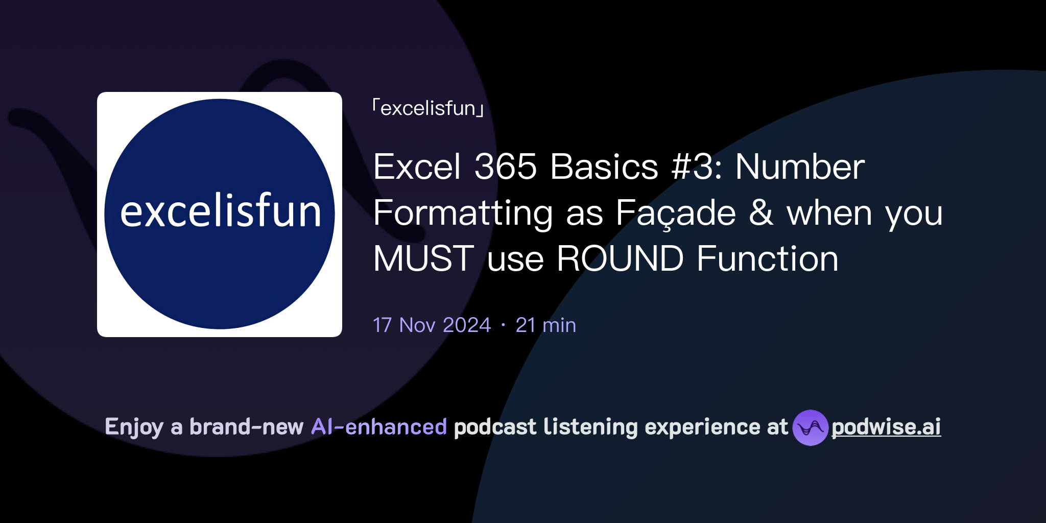 Excel 365 Basics #3: Number Formatting as Façade & when you MUST use ...