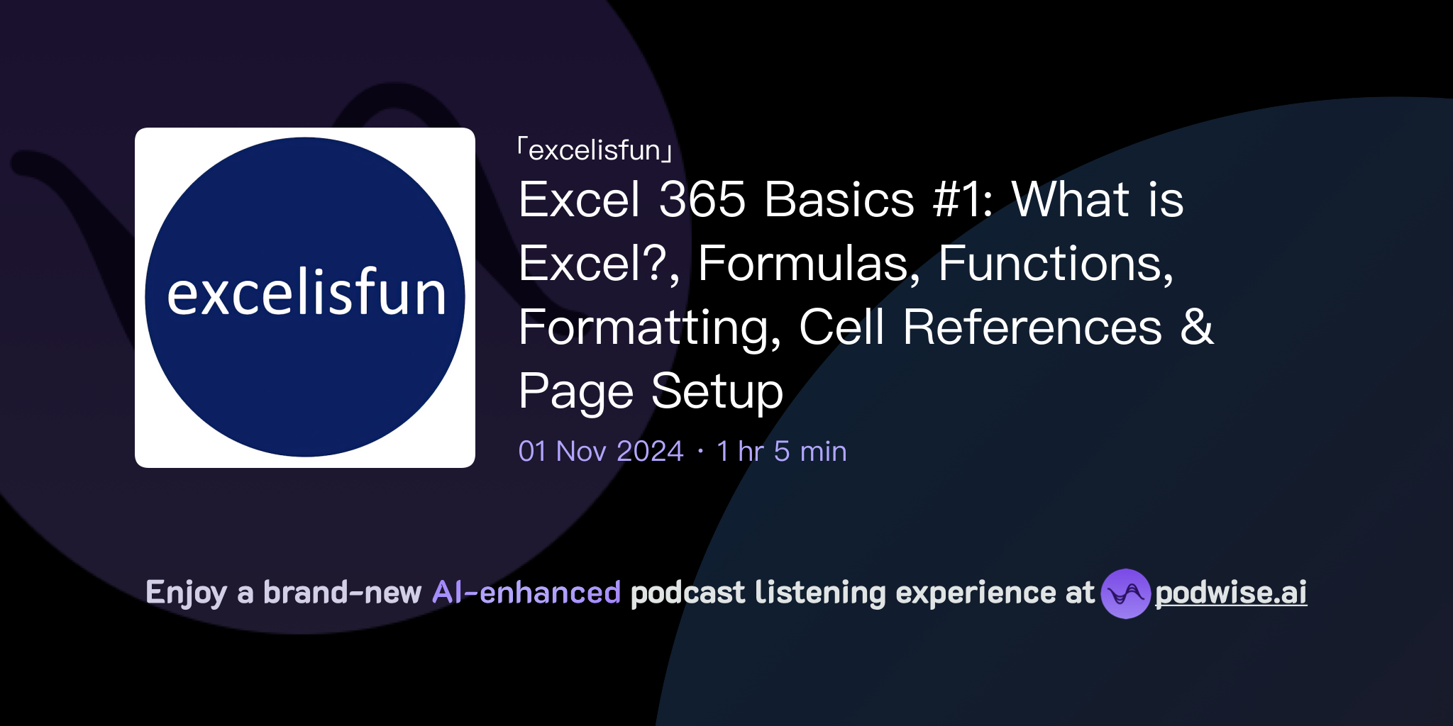 Excel 365 Basics #1: What is Excel?, Formulas, Functions, Formatting, Cell References & Page ...