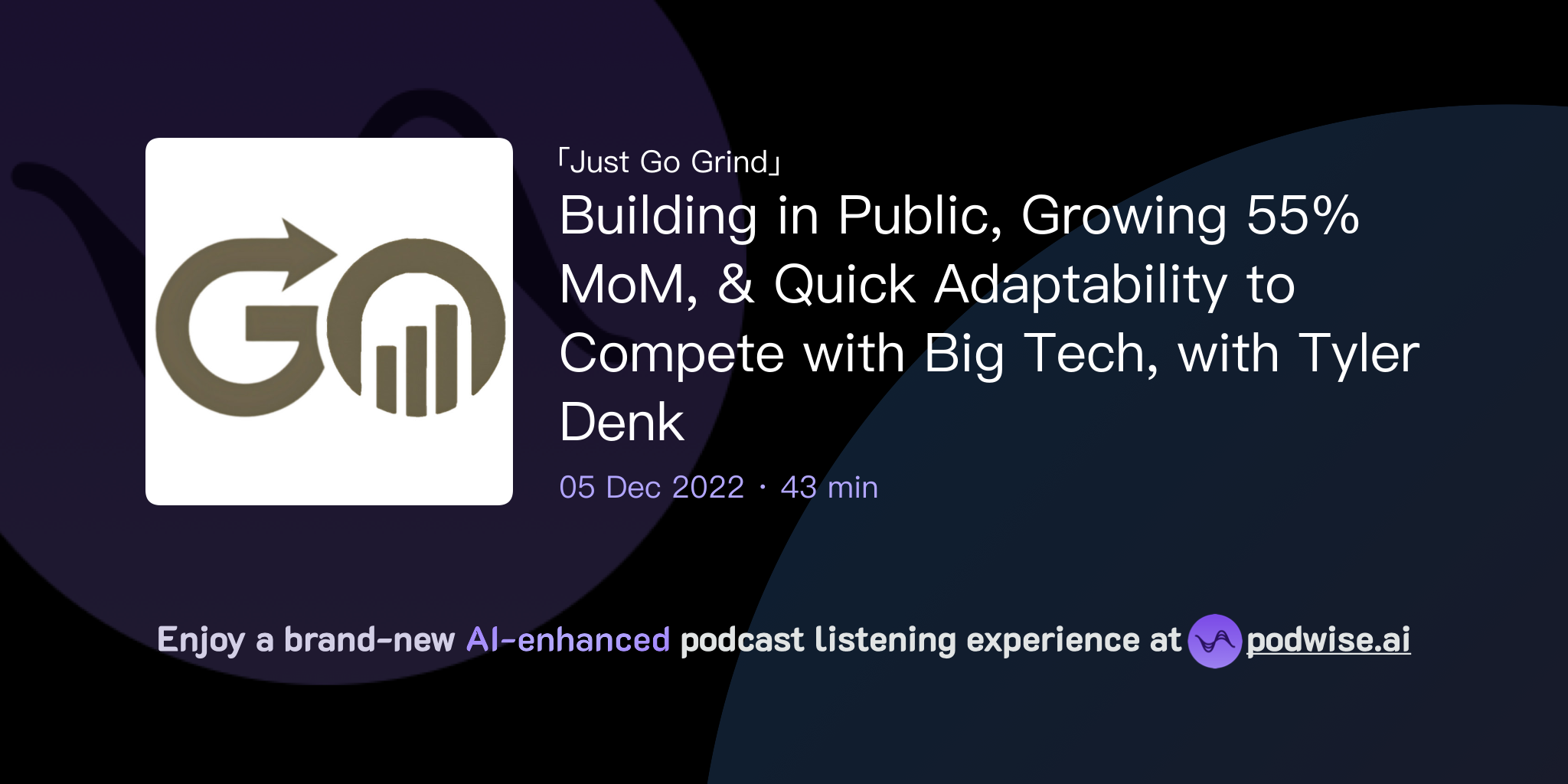 Building in Public, Growing 55% MoM, & Quick Adaptability to Compete with Big Tech, with Tyler ...