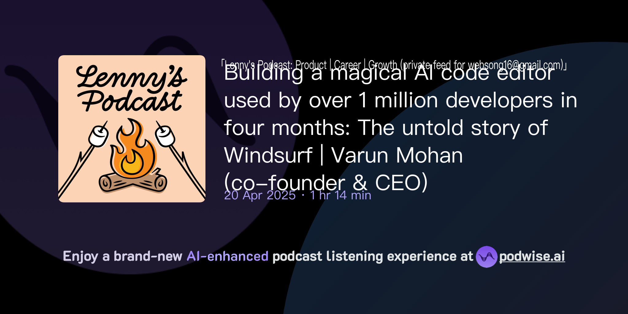 Building a magical AI code editor used by over 1 million developers in four months: The untold ...