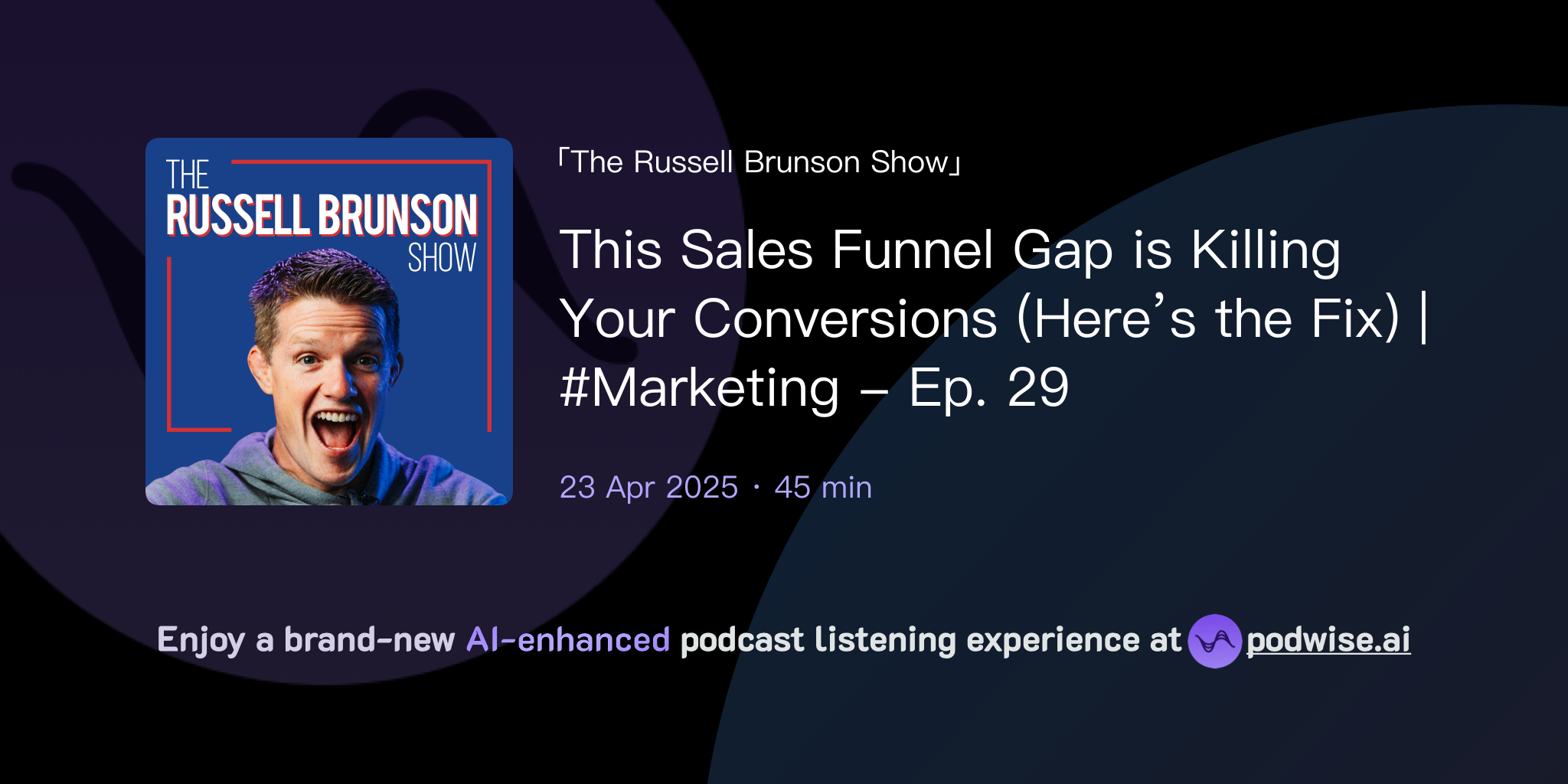 This Sales Funnel Gap is Killing Your Conversions (Here’s the Fix) | #Marketing - Ep. 29 | The ...
