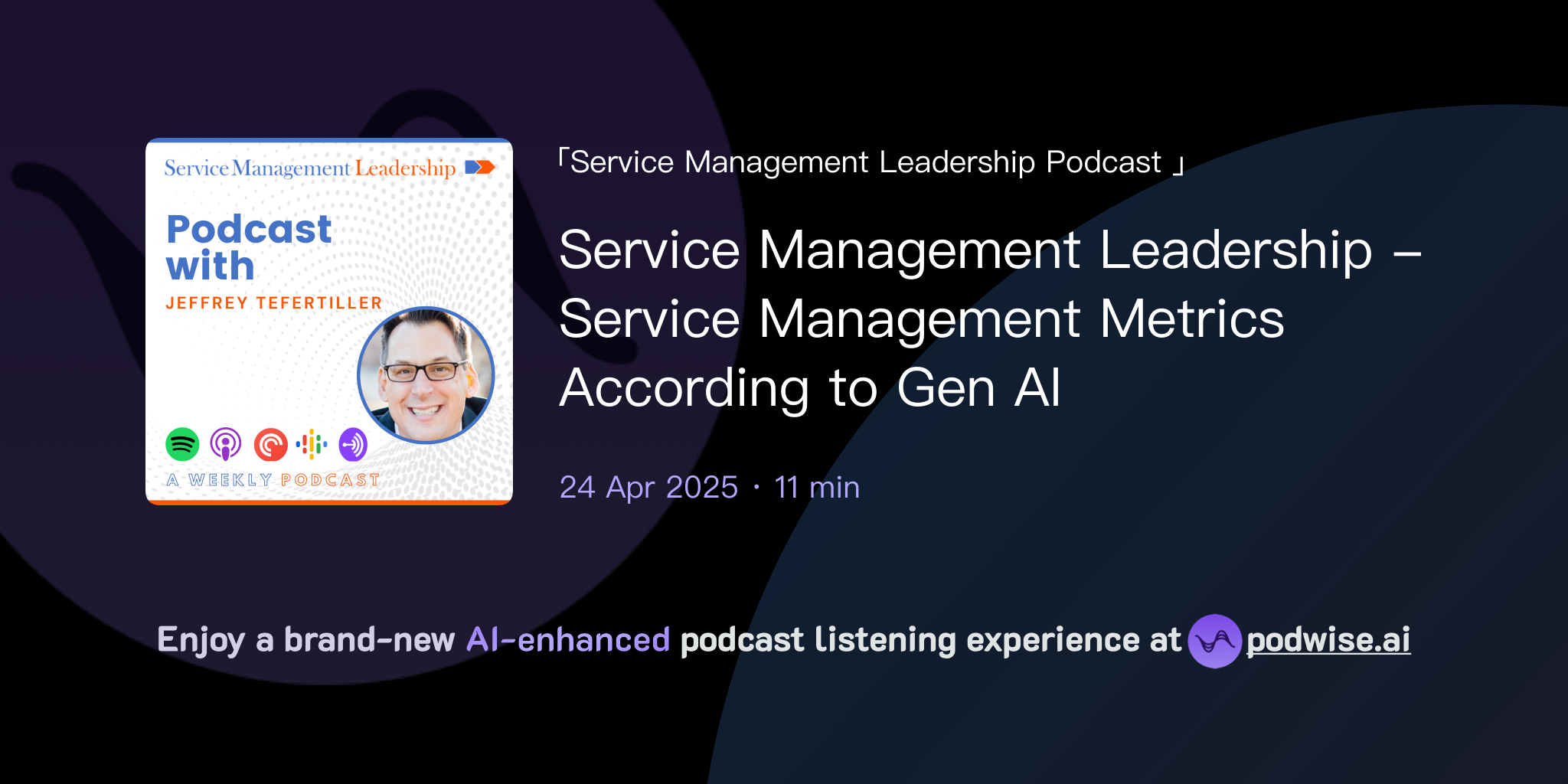 Service Management Leadership - Service Management Metrics According to ...