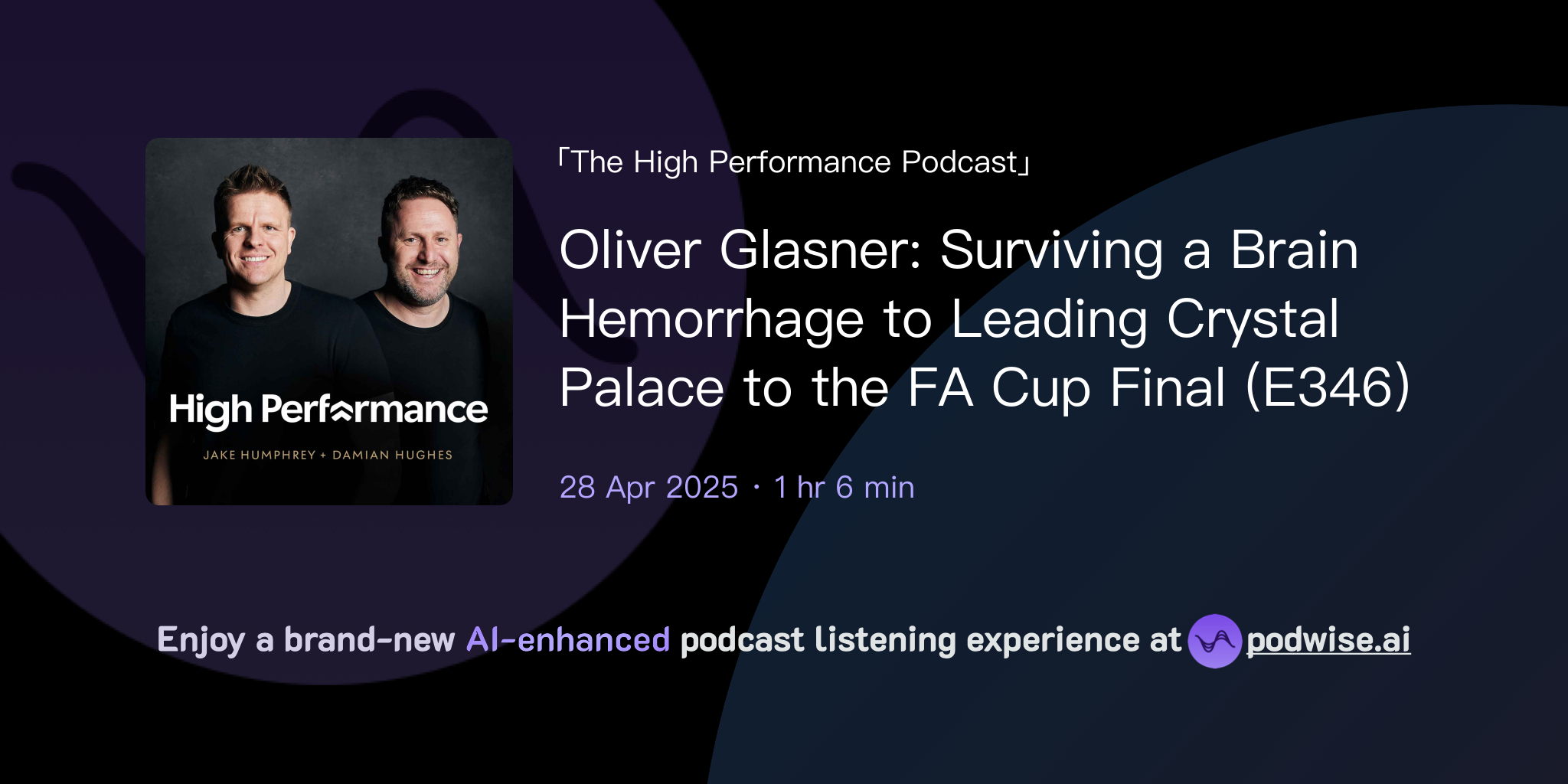 Oliver Glasner: Surviving a Brain Hemorrhage to Leading Crystal Palace ...