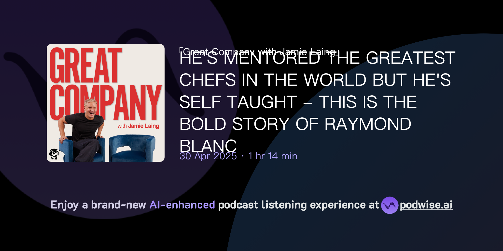 HE'S MENTORED THE GREATEST CHEFS IN THE WORLD BUT HE'S SELF TAUGHT ...