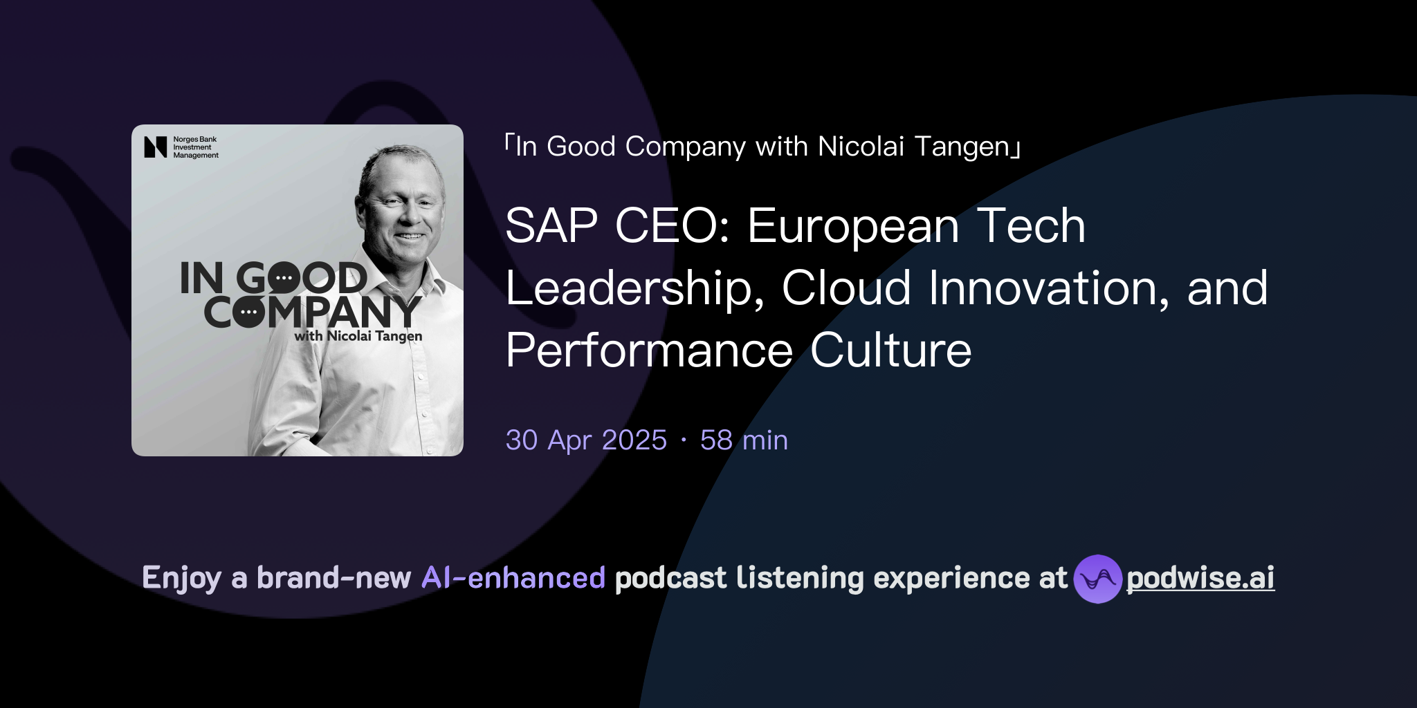 SAP CEO: European Tech Leadership, Cloud Innovation, and Performance ...