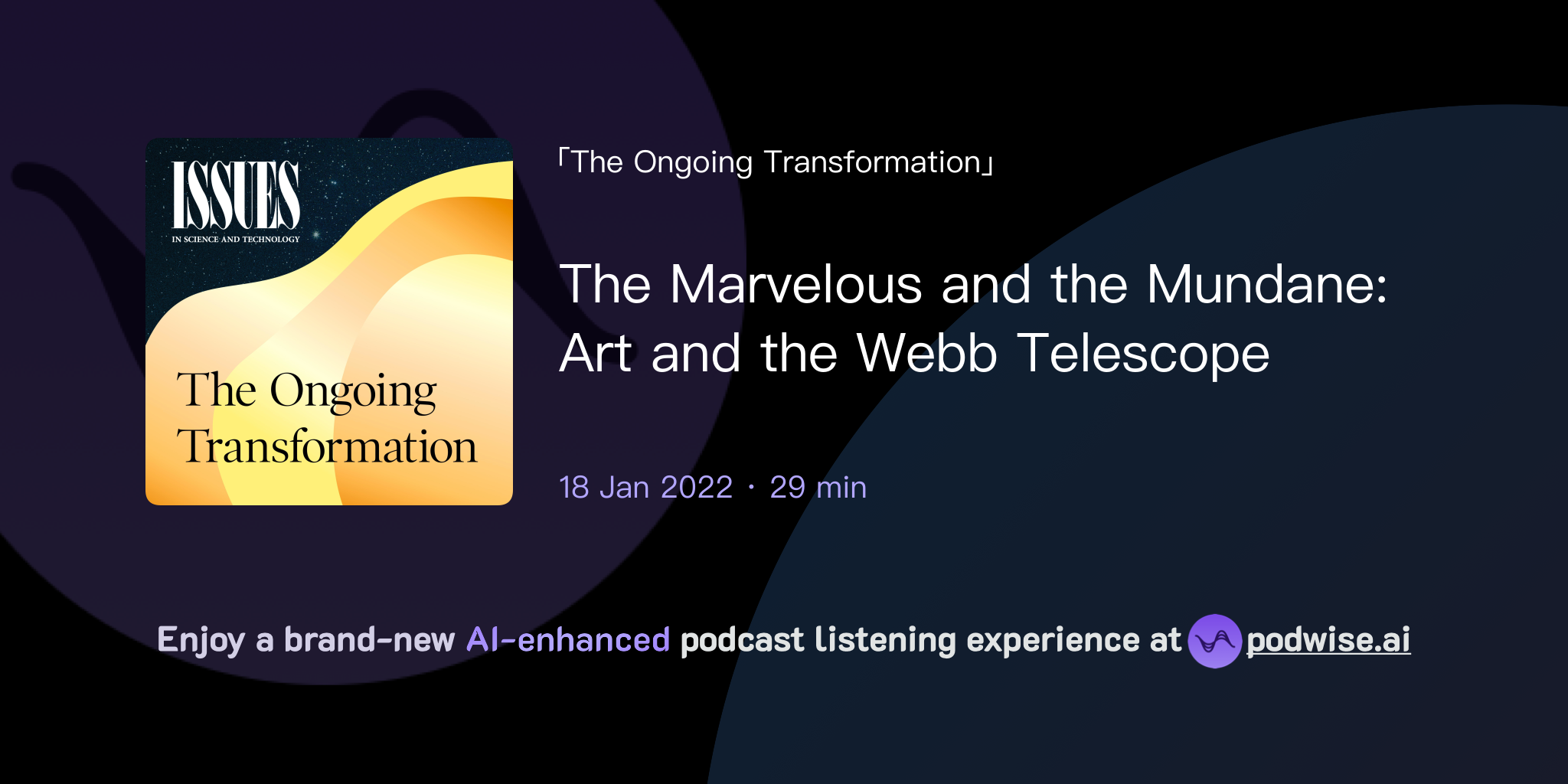The Marvelous and the Mundane: Art and the Webb Telescope | The Ongoing ...
