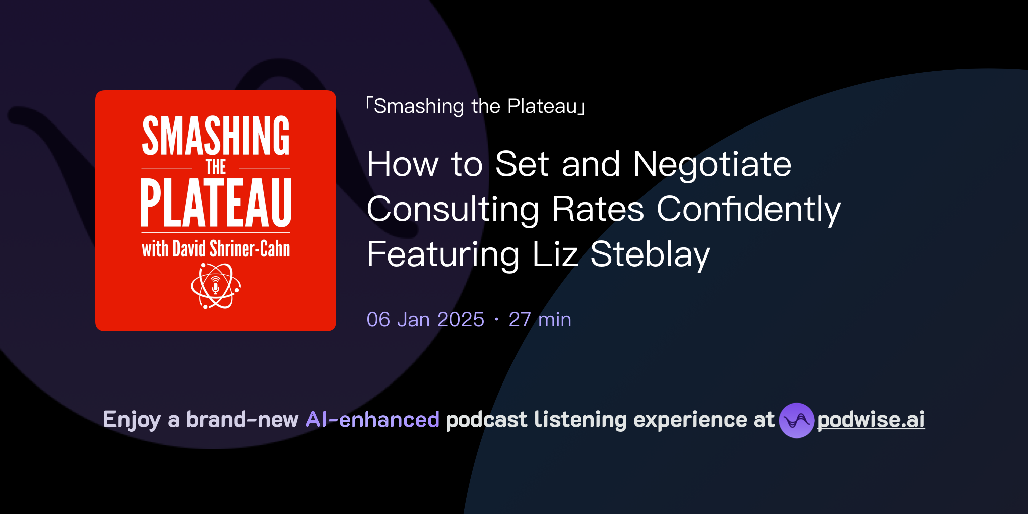 How to Set and Negotiate Consulting Rates Confidently Featuring Liz ...