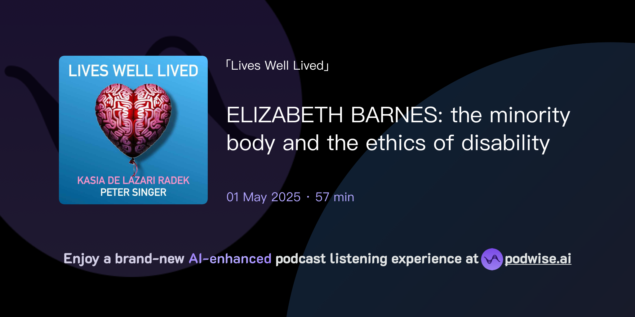 ELIZABETH BARNES: the minority body and the ethics of disability ...