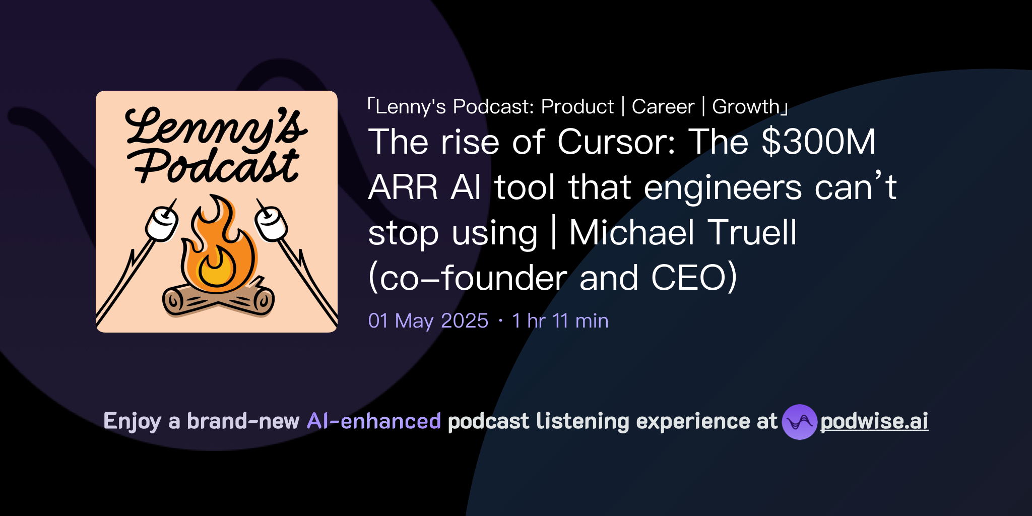 The rise of Cursor: The $300M ARR AI tool that engineers can’t stop using | Michael Truell (co ...