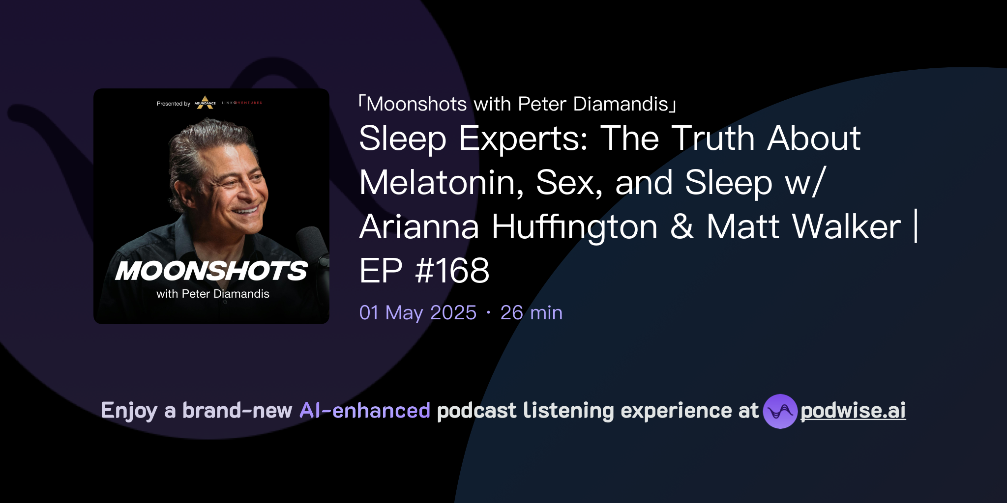 Sleep Experts: The Truth About Melatonin, Sex, and Sleep w/ Arianna Huffington & Matt Walker ...