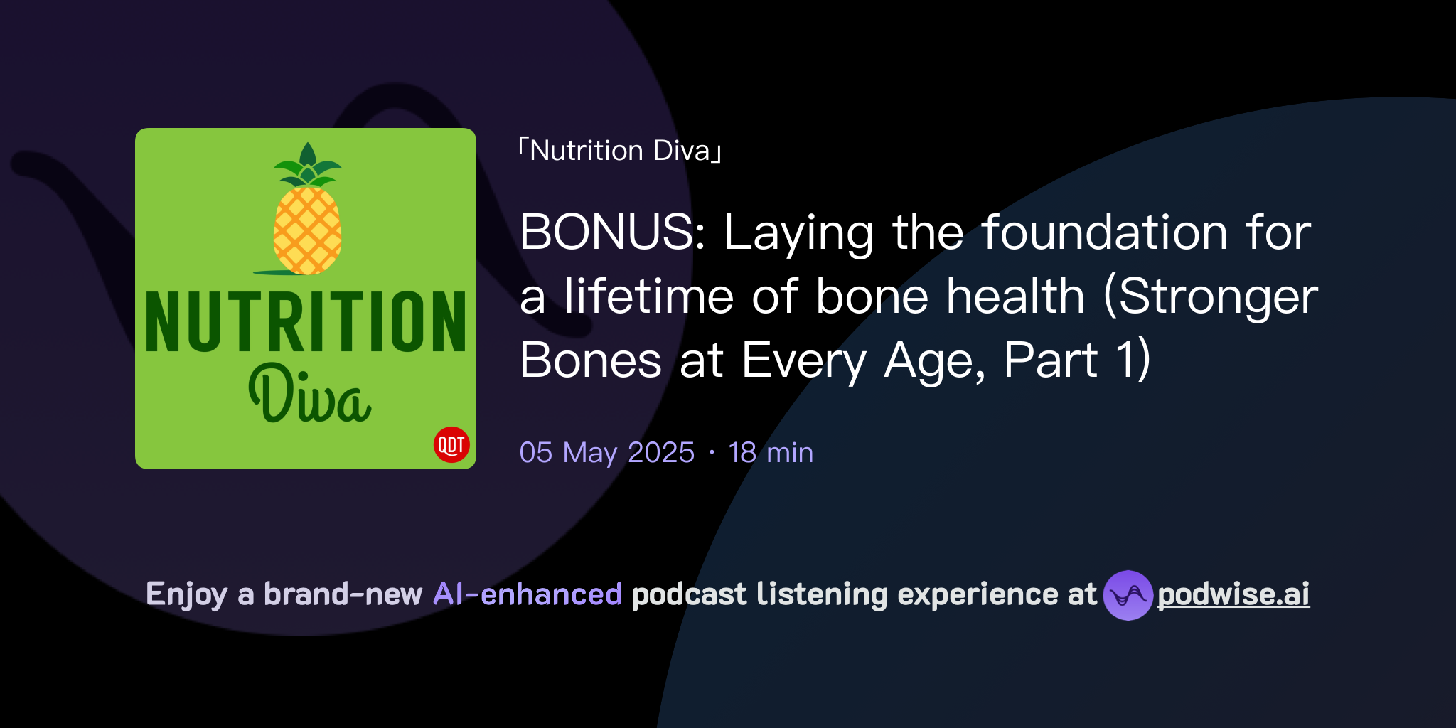 BONUS: Laying the foundation for a lifetime of bone health (Stronger Bones at Every Age, Part 1 ...
