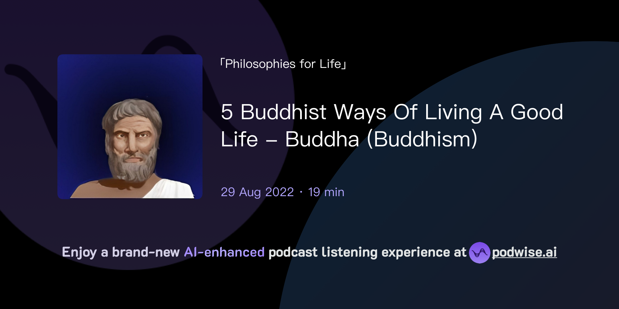 5 Buddhist Ways Of Living A Good Life - Buddha (Buddhism ...