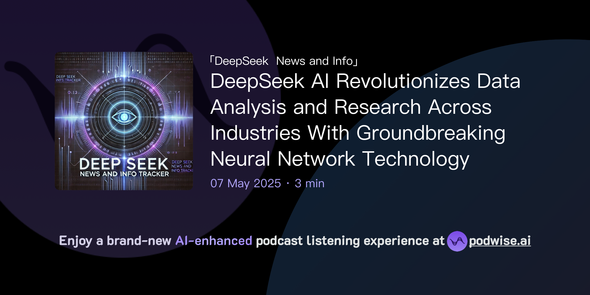 DeepSeek AI Revolutionizes Data Analysis and Research Across Industries With Groundbreaking ...