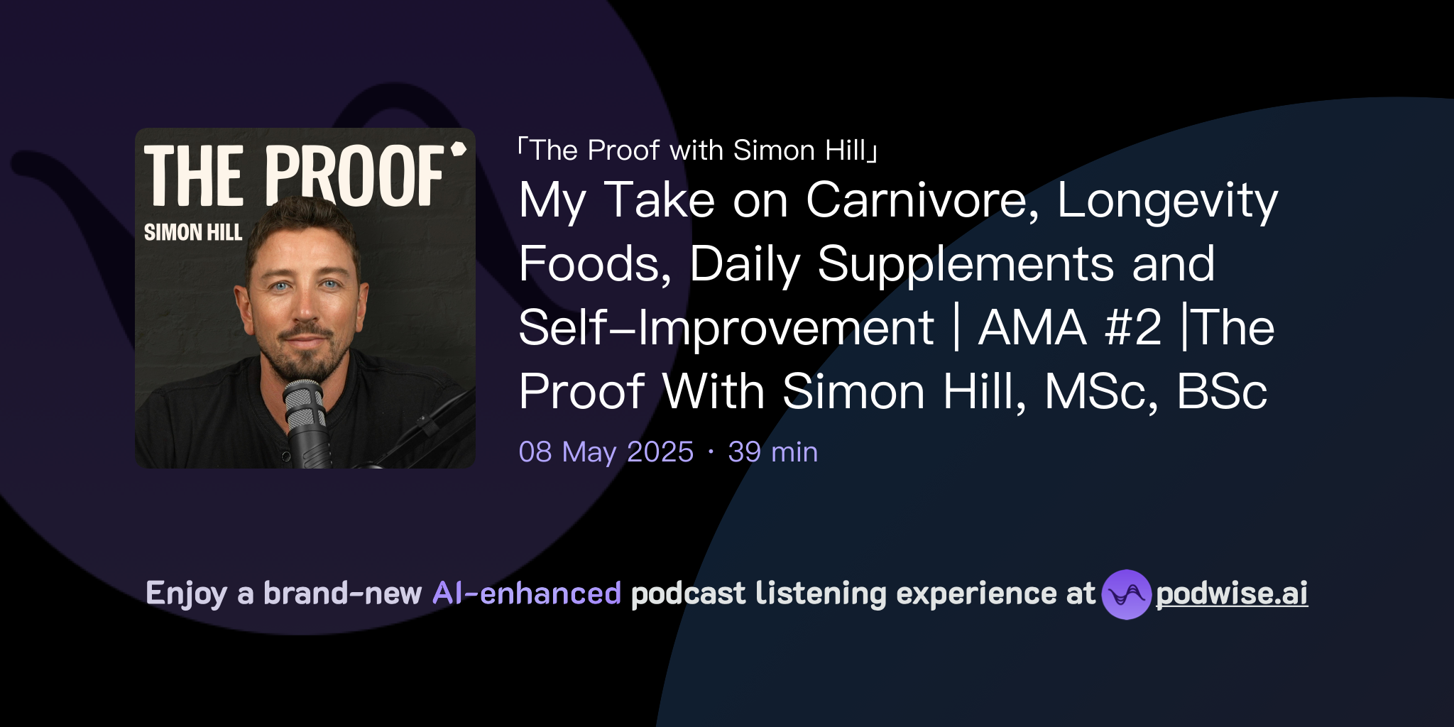My Take on Carnivore, Longevity Foods, Daily Supplements and Self ...