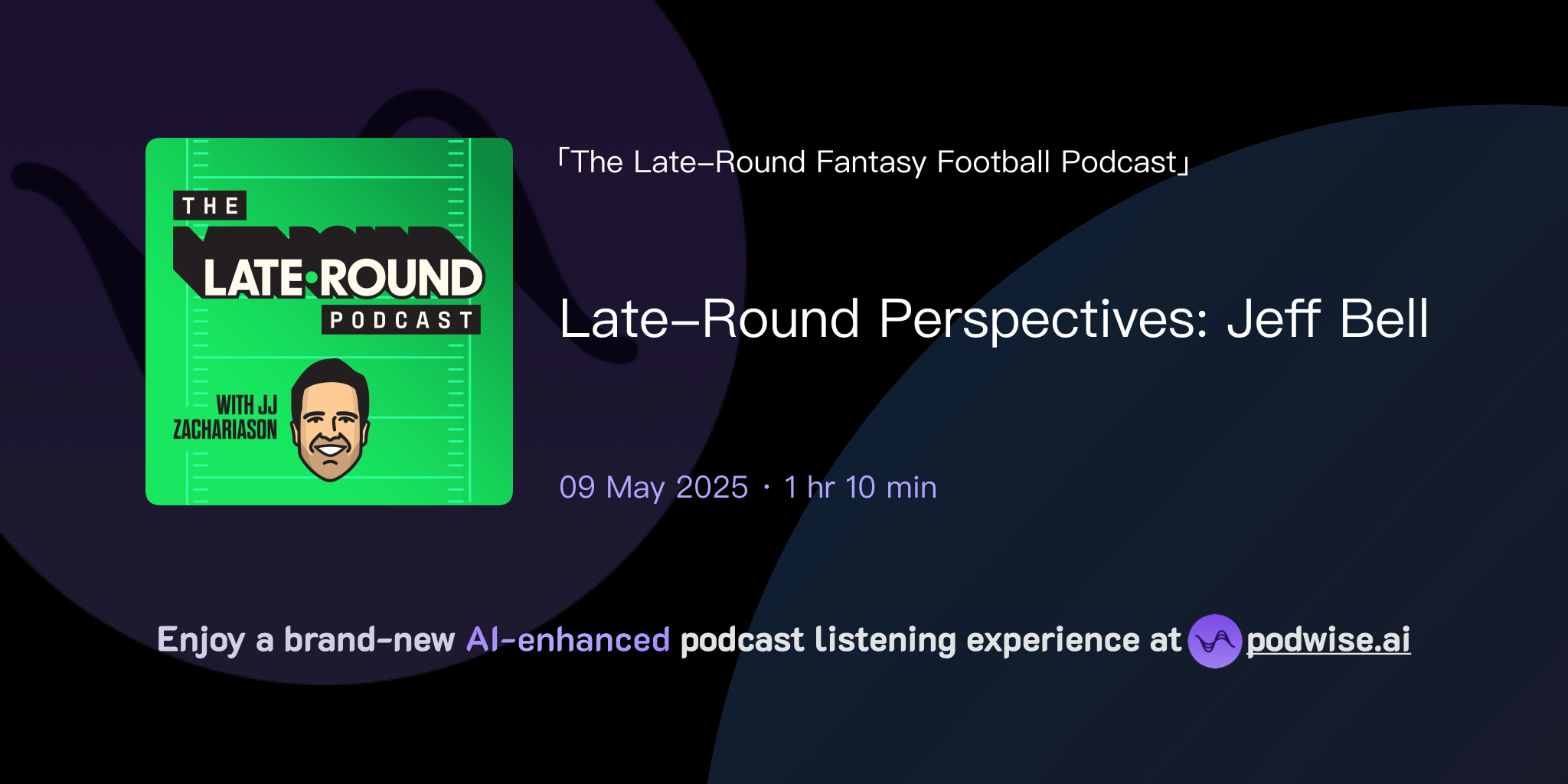 Late-Round Perspectives: Jeff Bell | The Late-Round Fantasy Football ...
