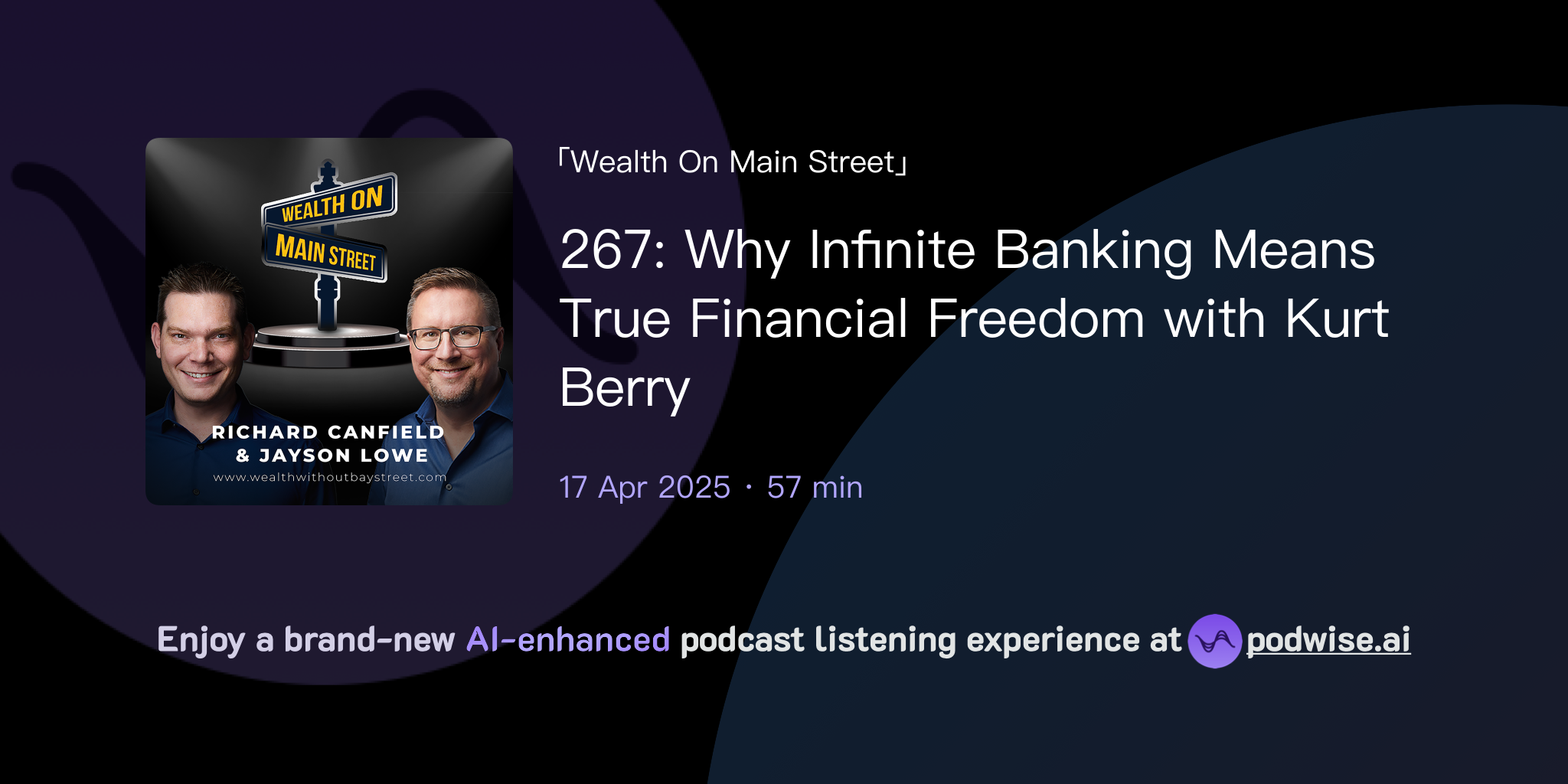 267: Why Infinite Banking Means True Financial Freedom with Kurt Berry ...