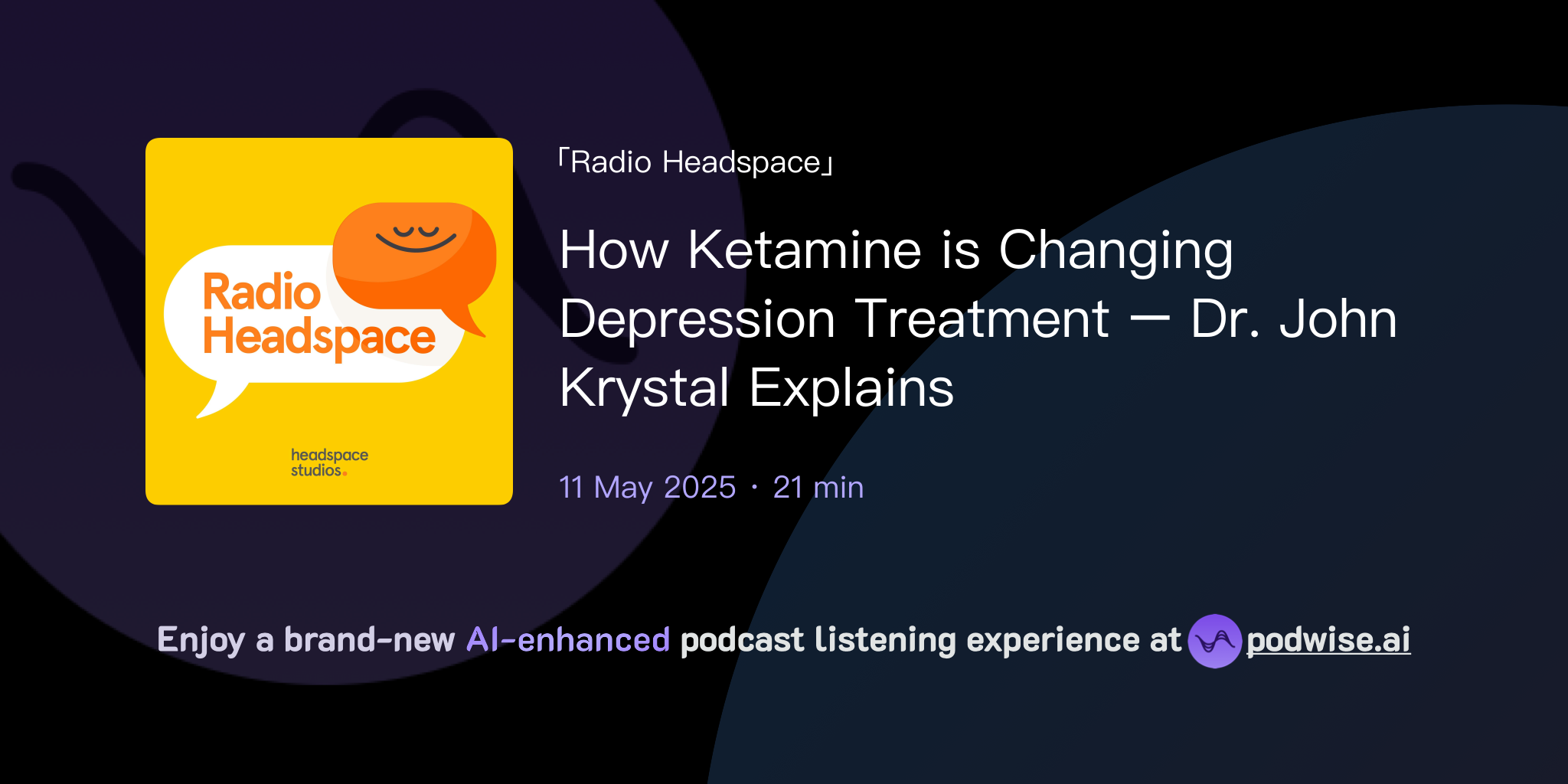 How Ketamine is Changing Depression Treatment – Dr. John Krystal ...