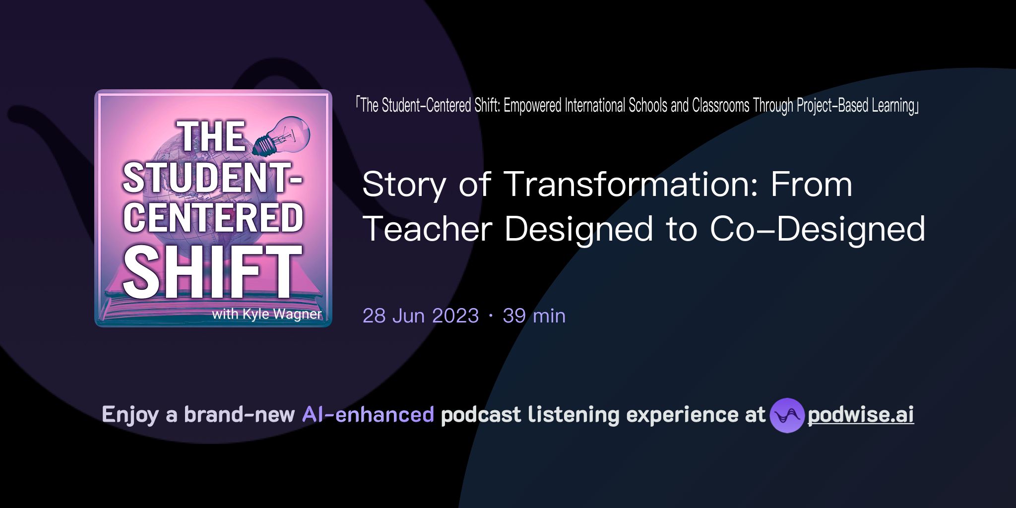 Story of Transformation: From Teacher Designed to Co-Designed | The ...