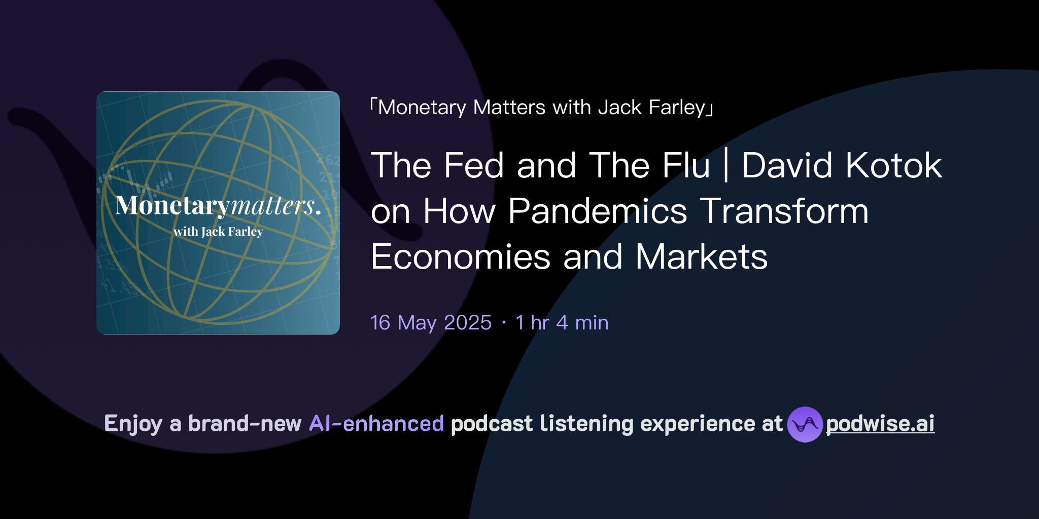 The Fed and The Flu | David Kotok on How Pandemics Transform Economies ...