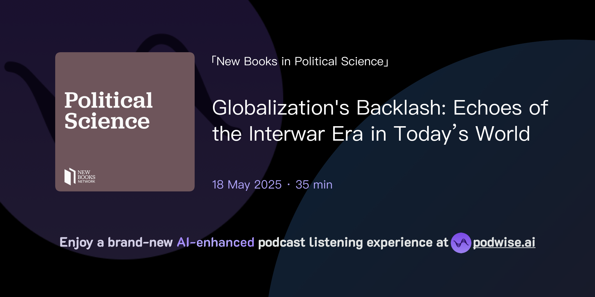 Globalization's Backlash: Echoes of the Interwar Era in Today’s World ...