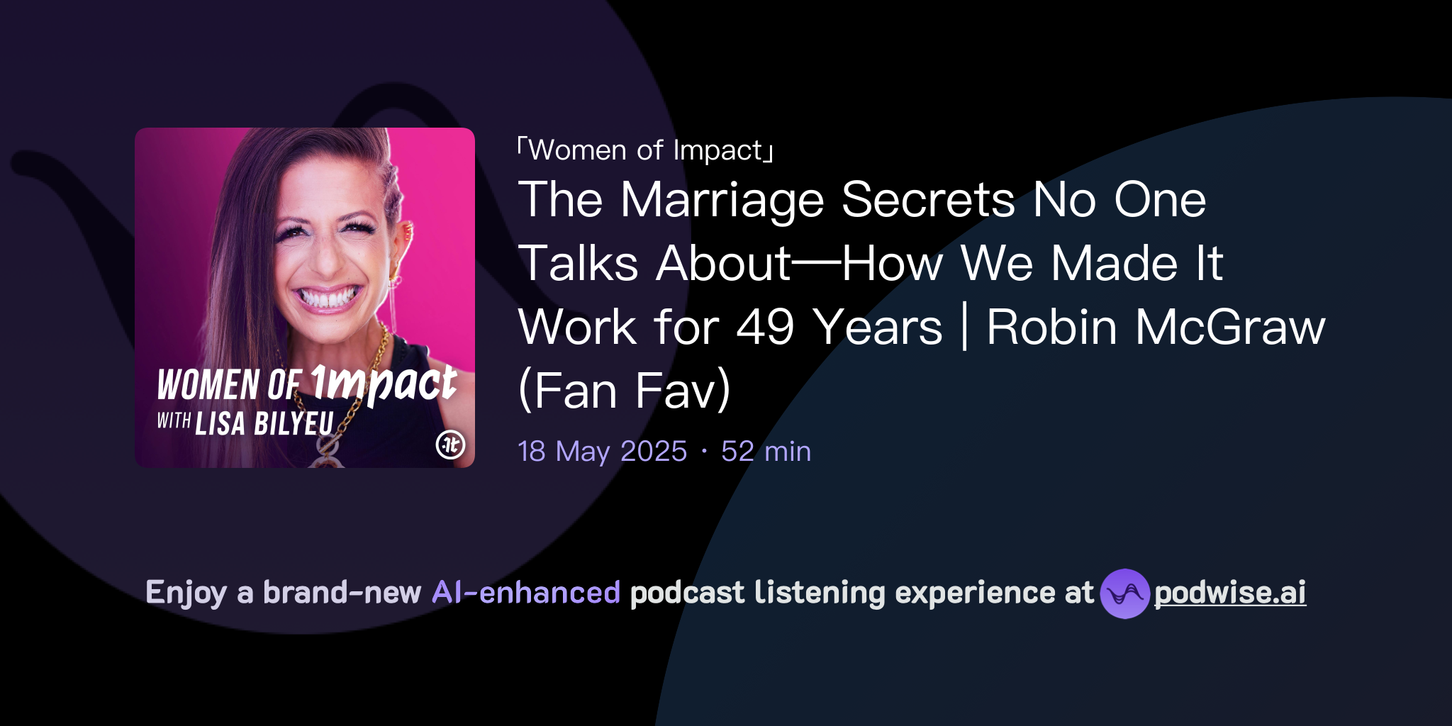 The Marriage Secrets No One Talks About—How We Made It Work for 49 Years | Robin McGraw (Fan Fav ...